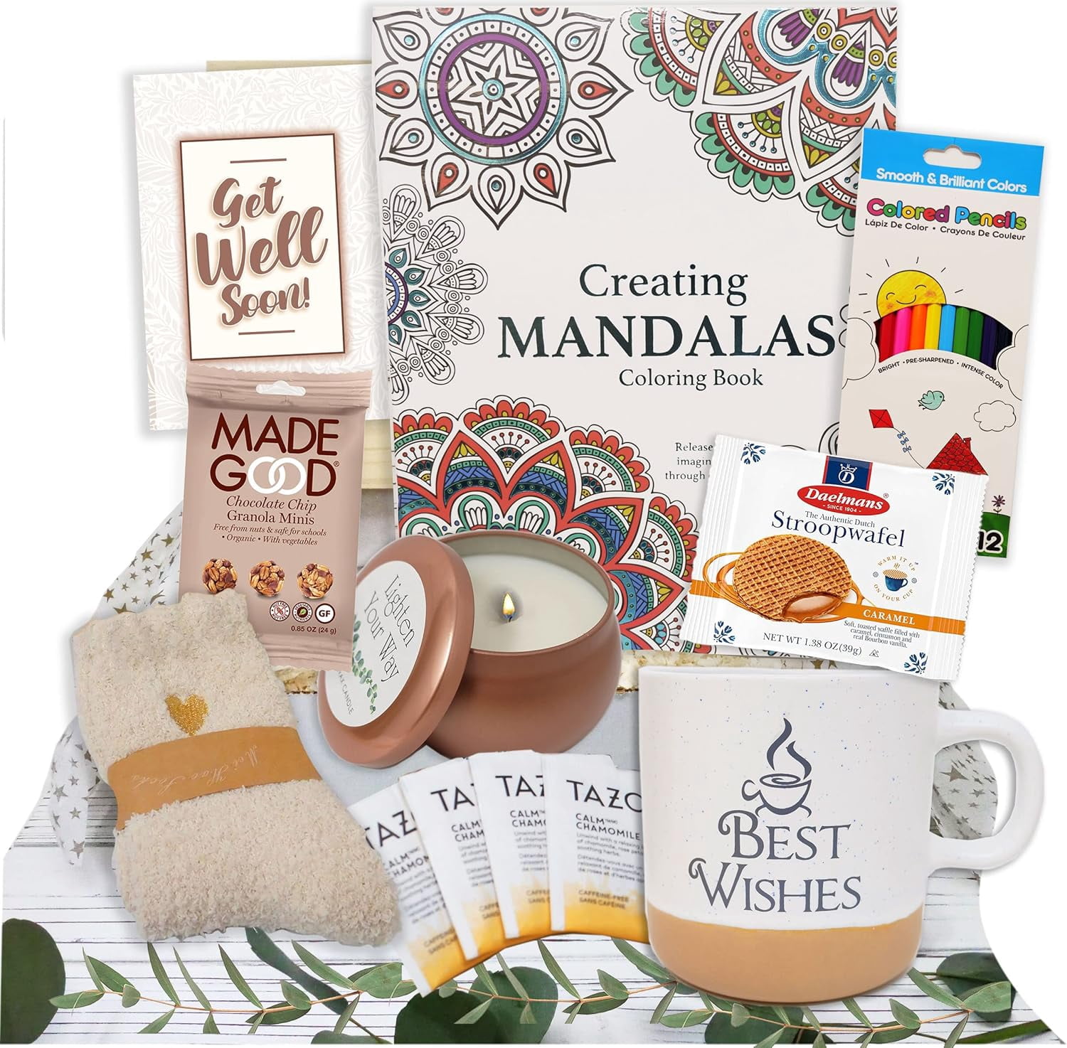 GET WELL SOON Gift for women Gift Basket, Care Package for after ...