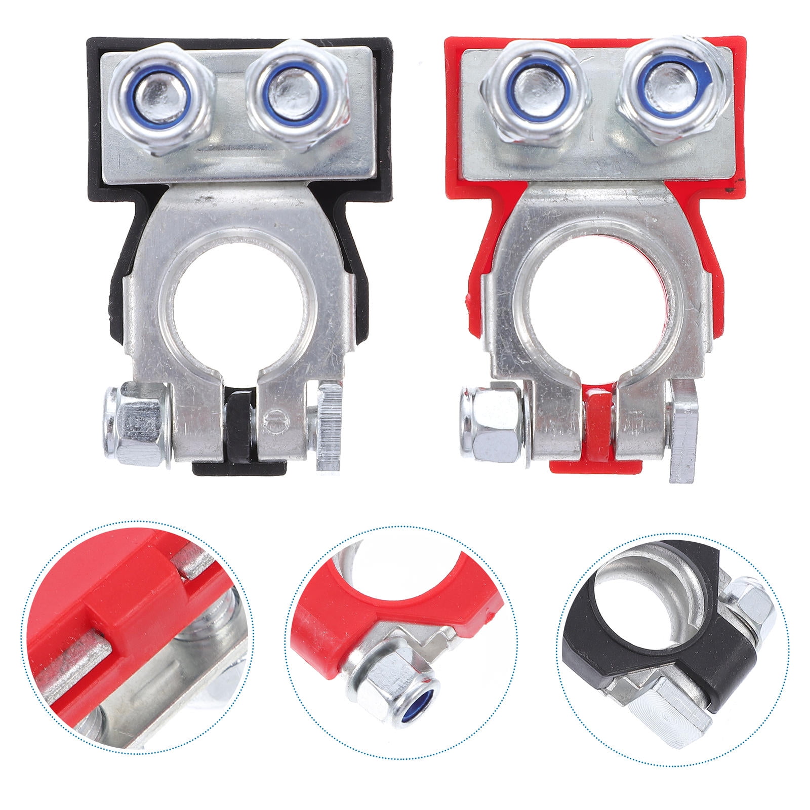 GETAJGHSD Terminal Clamps Connectors Battery Connector Terminals Copper ...