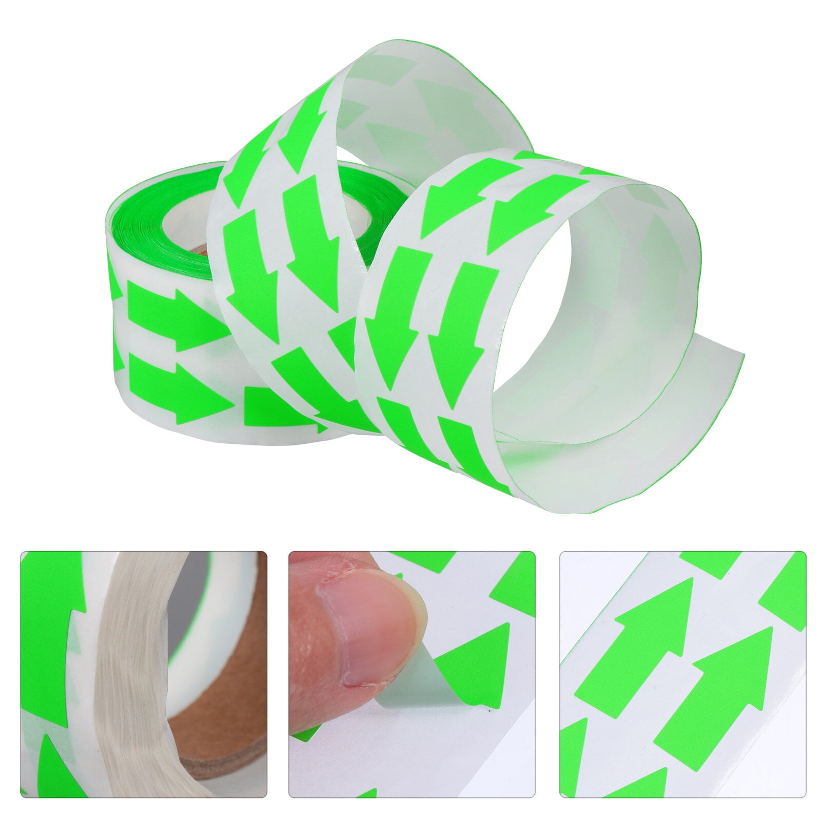 GETAJGHSD Color Label Stickers Arrow Label Fluorescent Paper 1 Roll of ...