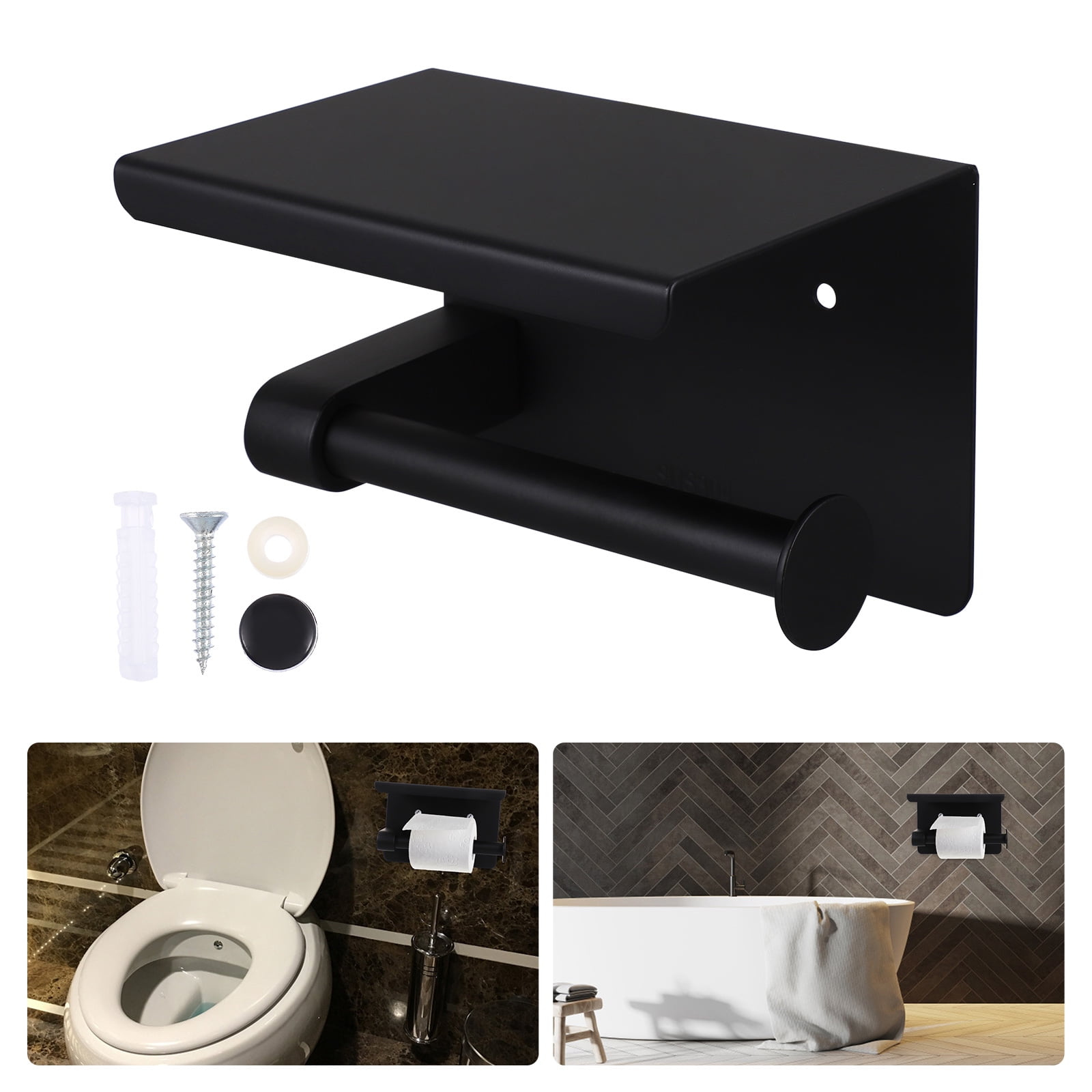 GETAJGHSD 1 Set Bathroom Tissue Paper Storage Rack Holds Phone ...