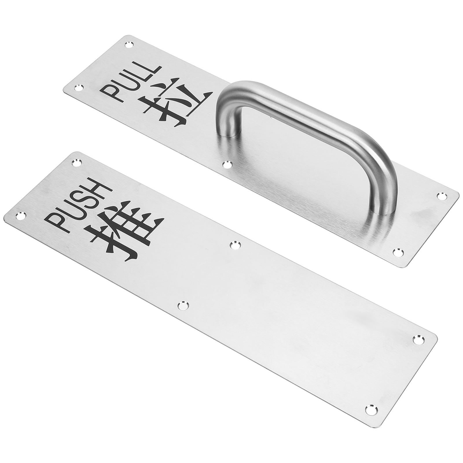 GETAJGHSD 1 Set Silver Rectangular Door Handle Ideal for Public Area ...