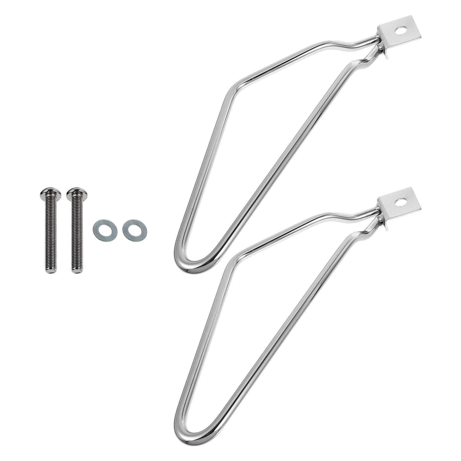 GETAJGHSD 1Set Metal Motorcycle Bag Holder Silver Improved Stability ...