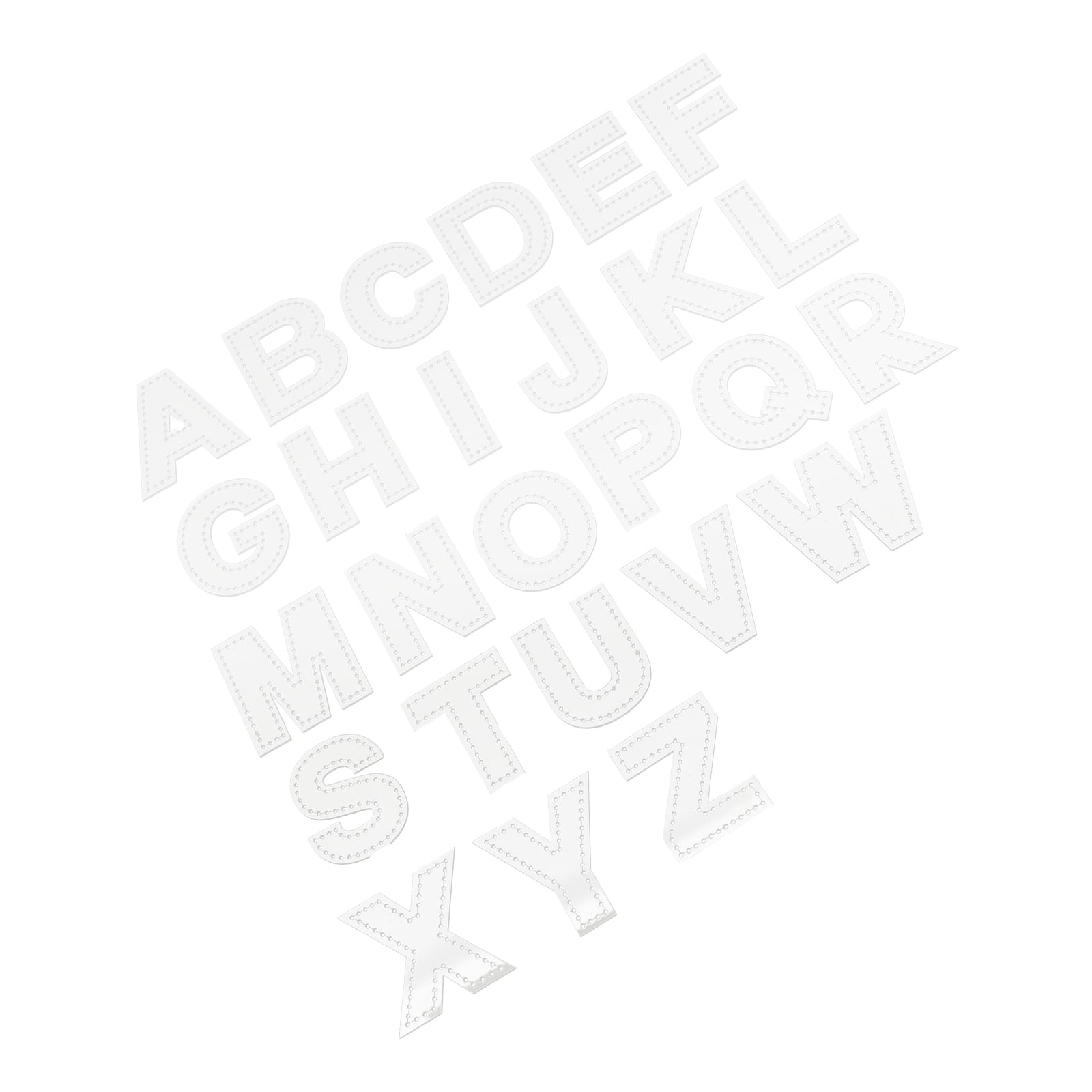 GETAJGHSD 1 Set Small Alphabet Stencils Diy Design for Handmade ...