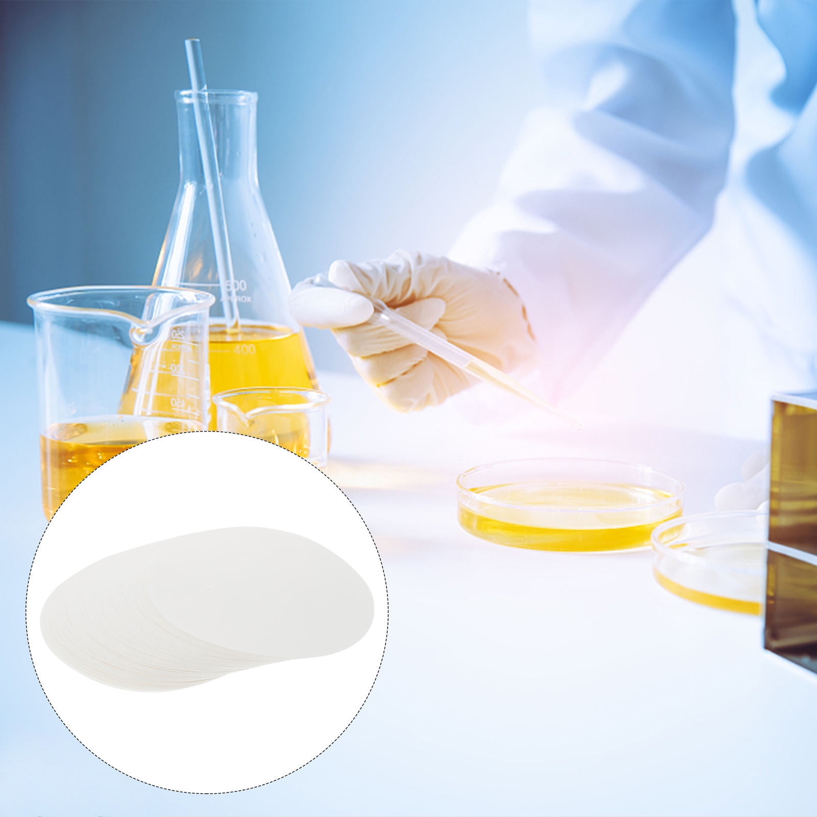 GETAJGHSD 100 Sheets Assorted Color Square Qualitative Filter Paper For ...