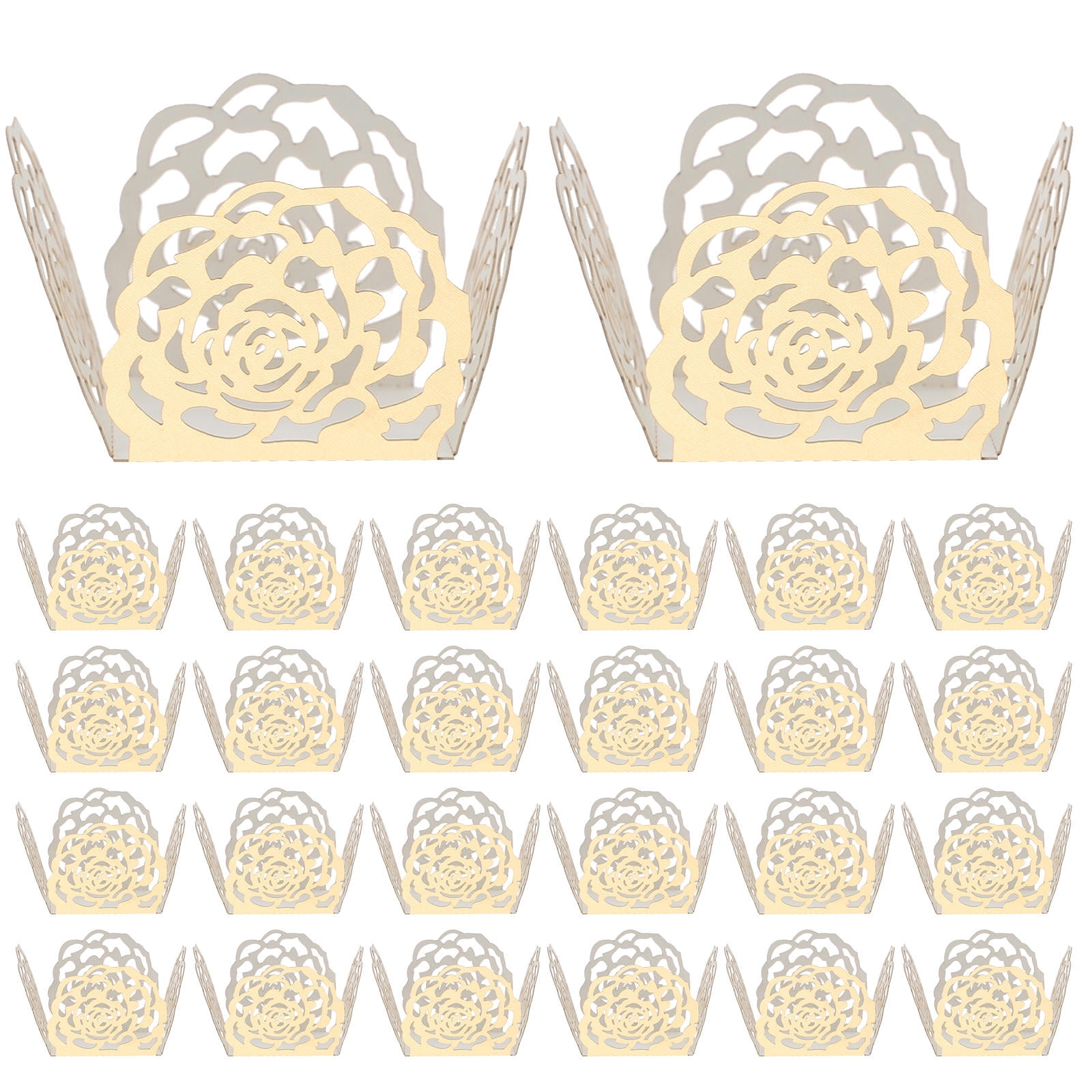 GETAJGHSD 100Pcs Golden Paper Sweet Wrappers for Chocolate and Candy ...