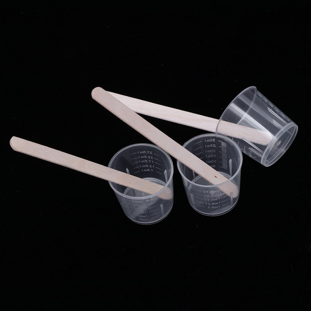 GETAJGHSD 100Pcs Wooden Bamboo Mixing Sticks Resin Epoxy Paint ...