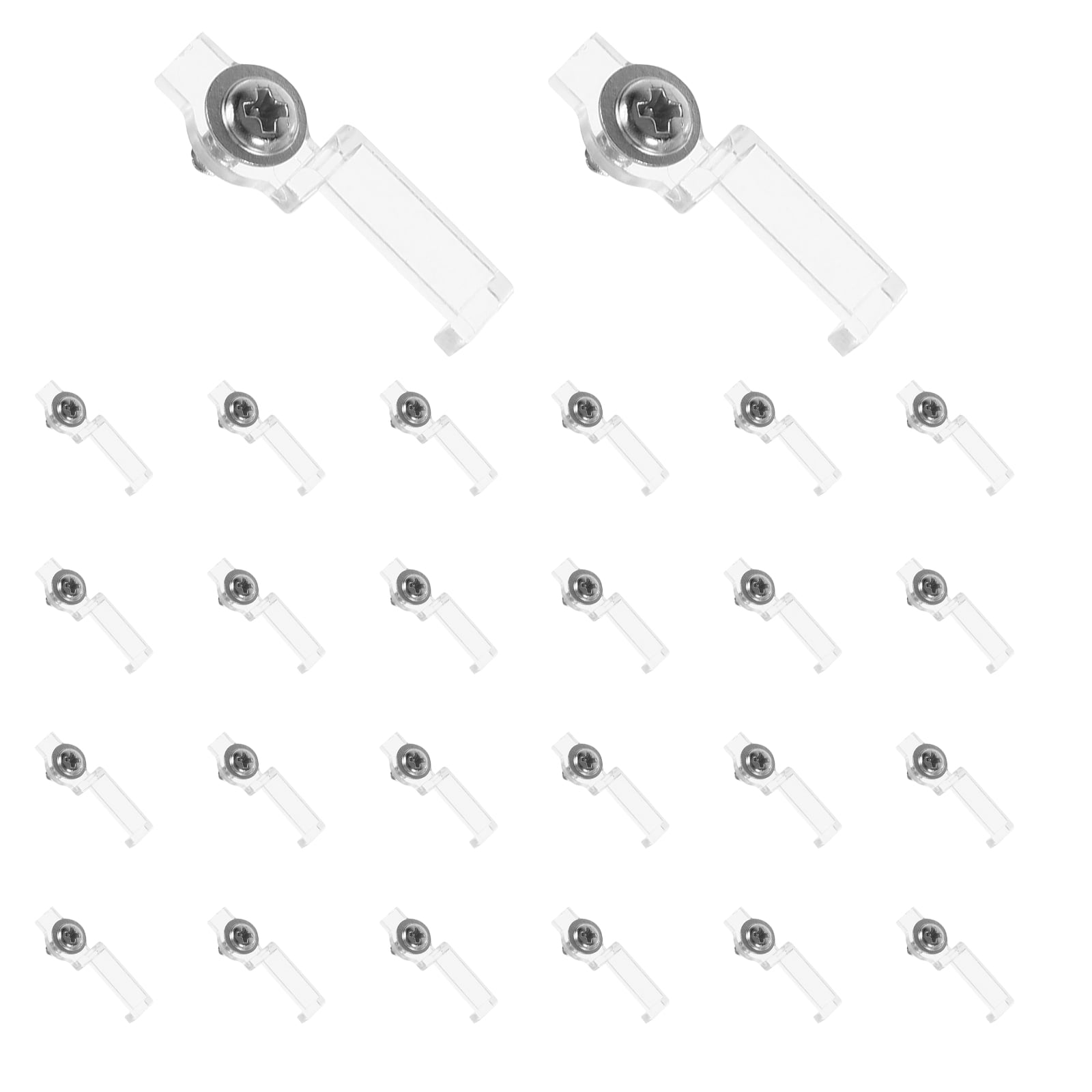 GETAJGHSD 100Pcs Rectangular Led Light Strip Clip Assorted Color ...