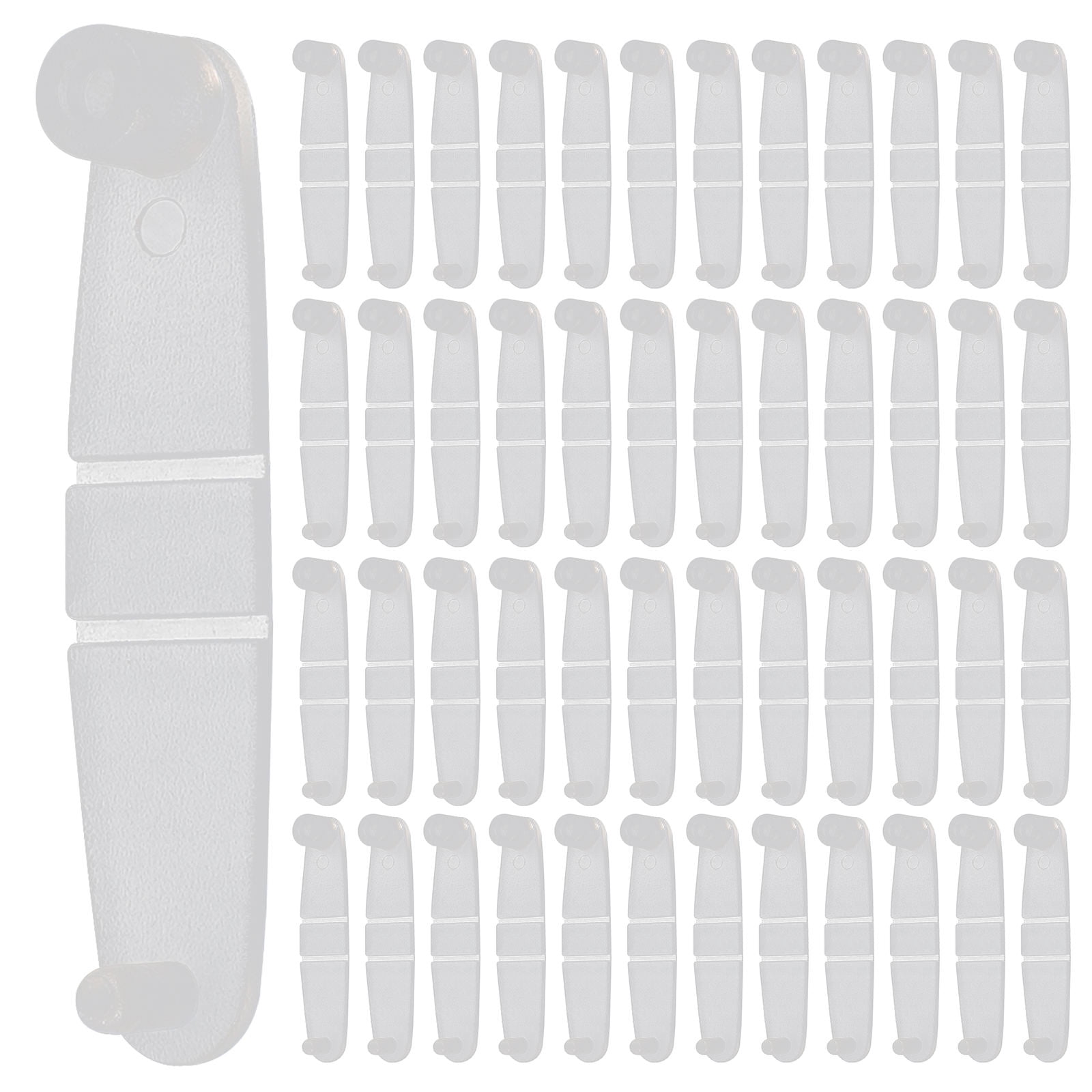 GETAJGHSD 100Pcs Small Clips for Crafts Plastic Keychain Connectors for ...