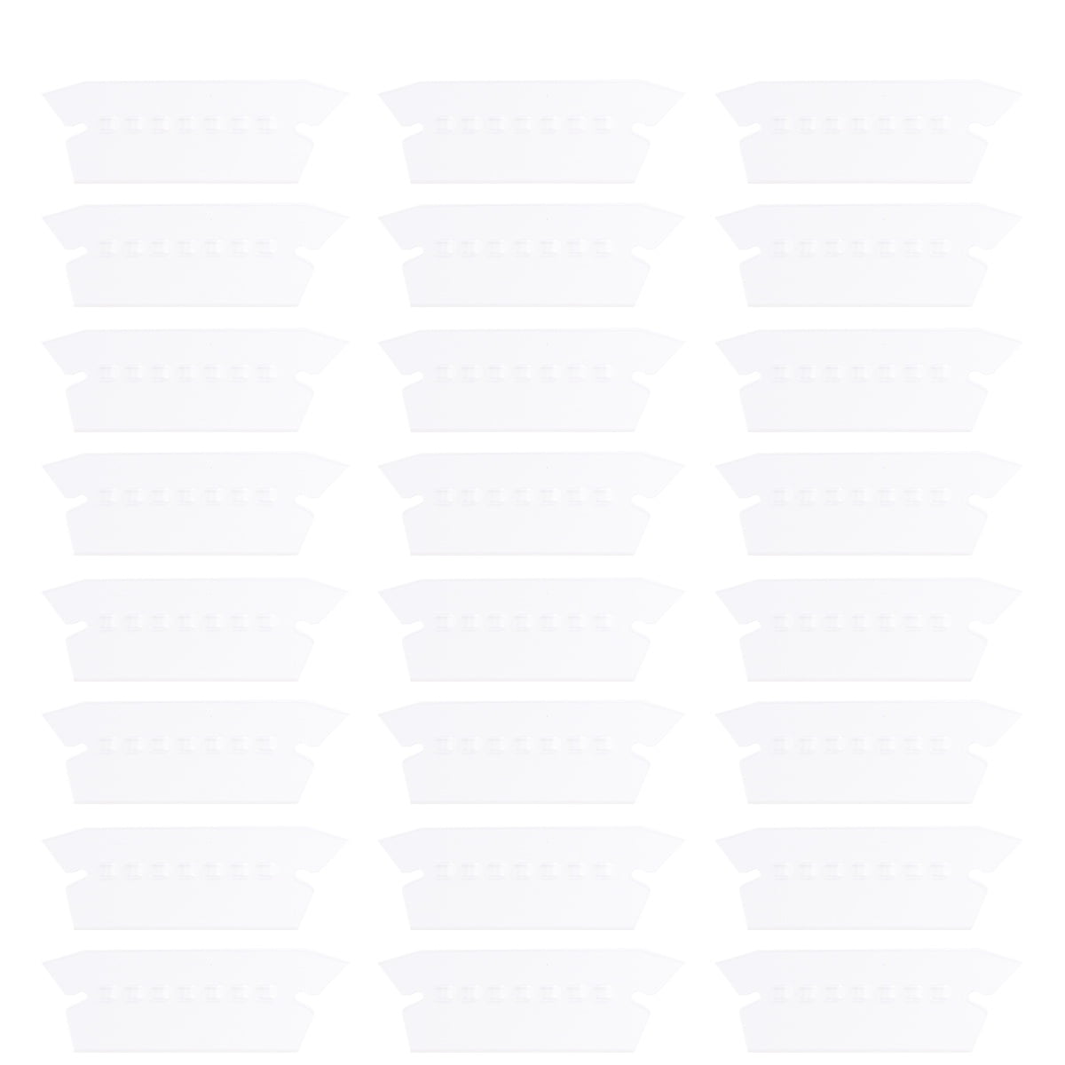 GETAJGHSD 100Pcs Transparent PVC File Index Label for Retrieval Hanging ...