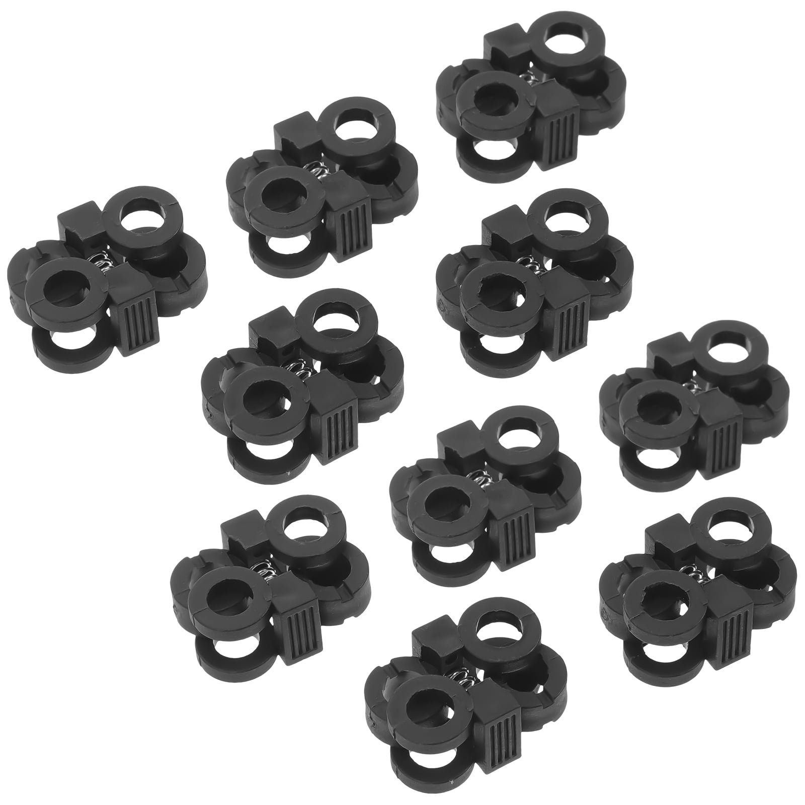 GETAJGHSD 10Pack Black Plastic Lace Locks for Sneakers Fit and ...