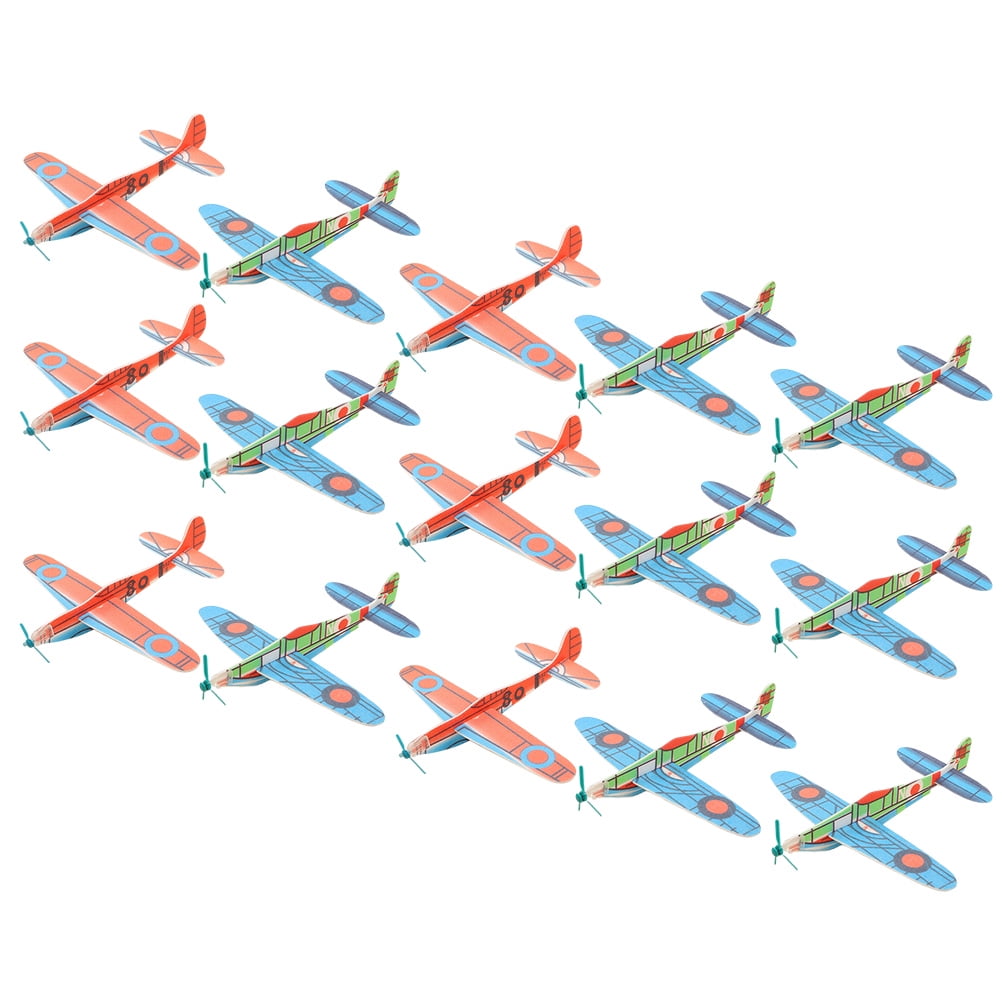 GETAJGHSD 15Pcs Bright Color Glider Plane Toy Hand Eye Coordination ...