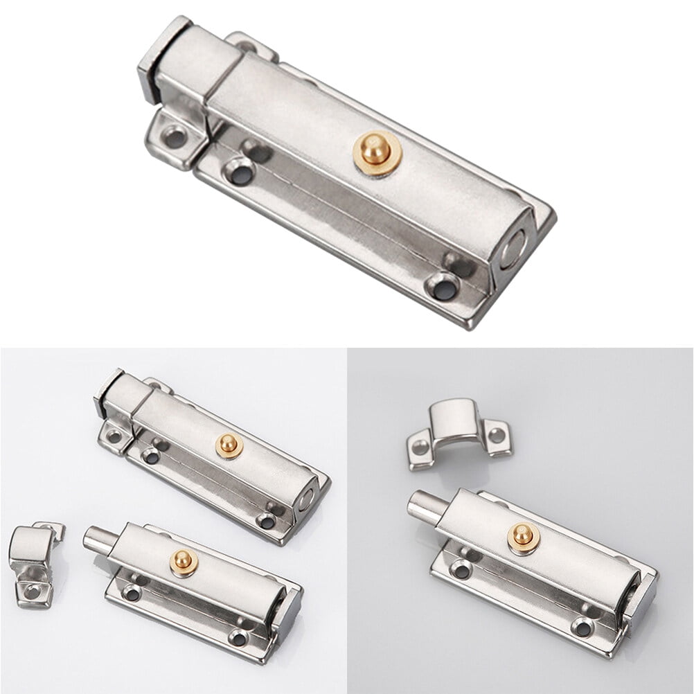 GETAJGHSD 1Pack 4 Inch Stainless Steel Spring Loaded Door Latch for ...