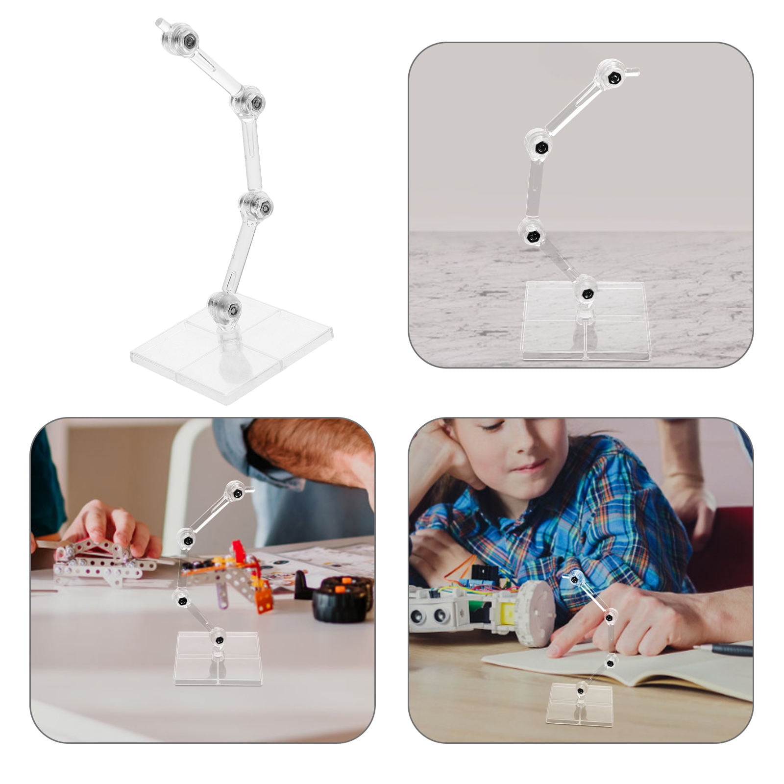 GETAJGHSD 1Pack Action Figure Display Shelf Modern And Transparent For ...