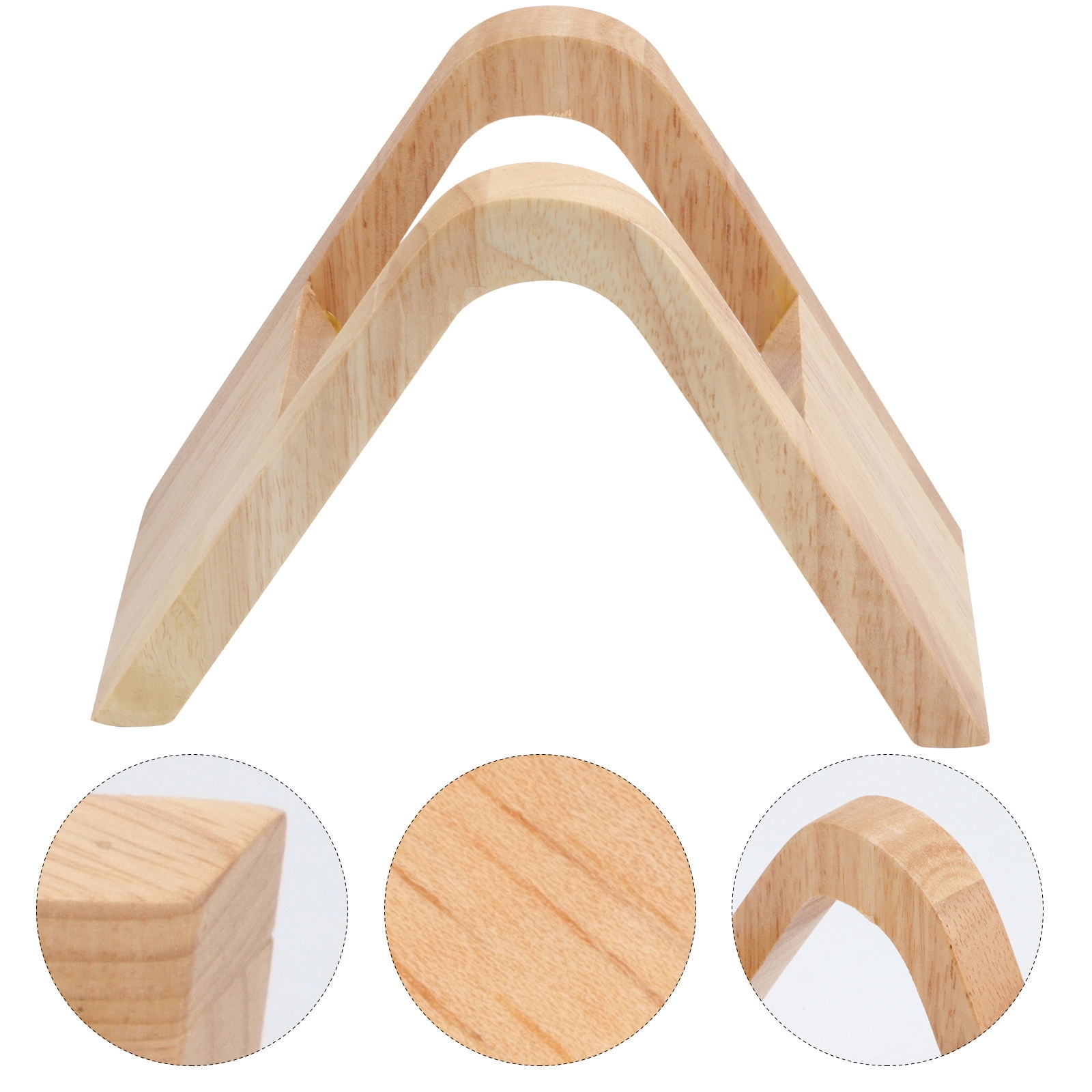 GETAJGHSD 1Pack Coffee Filter Paper Storage Rack V Shape Yellow Wood ...