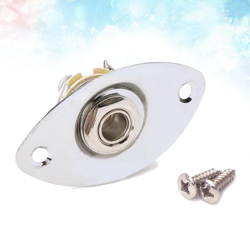 GETAJGHSD 1Pack Copper Guitar Jack Socket Electric with 38Mm Center ...