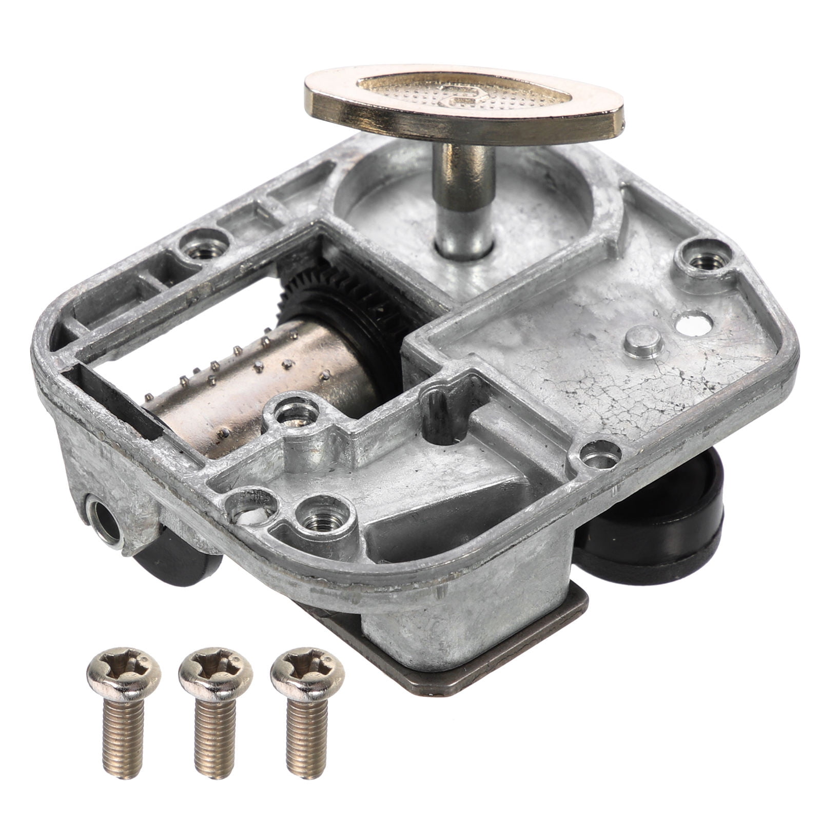 GETAJGHSD 1Pack DIY Design Silver Rectangular Music Box Movement for ...
