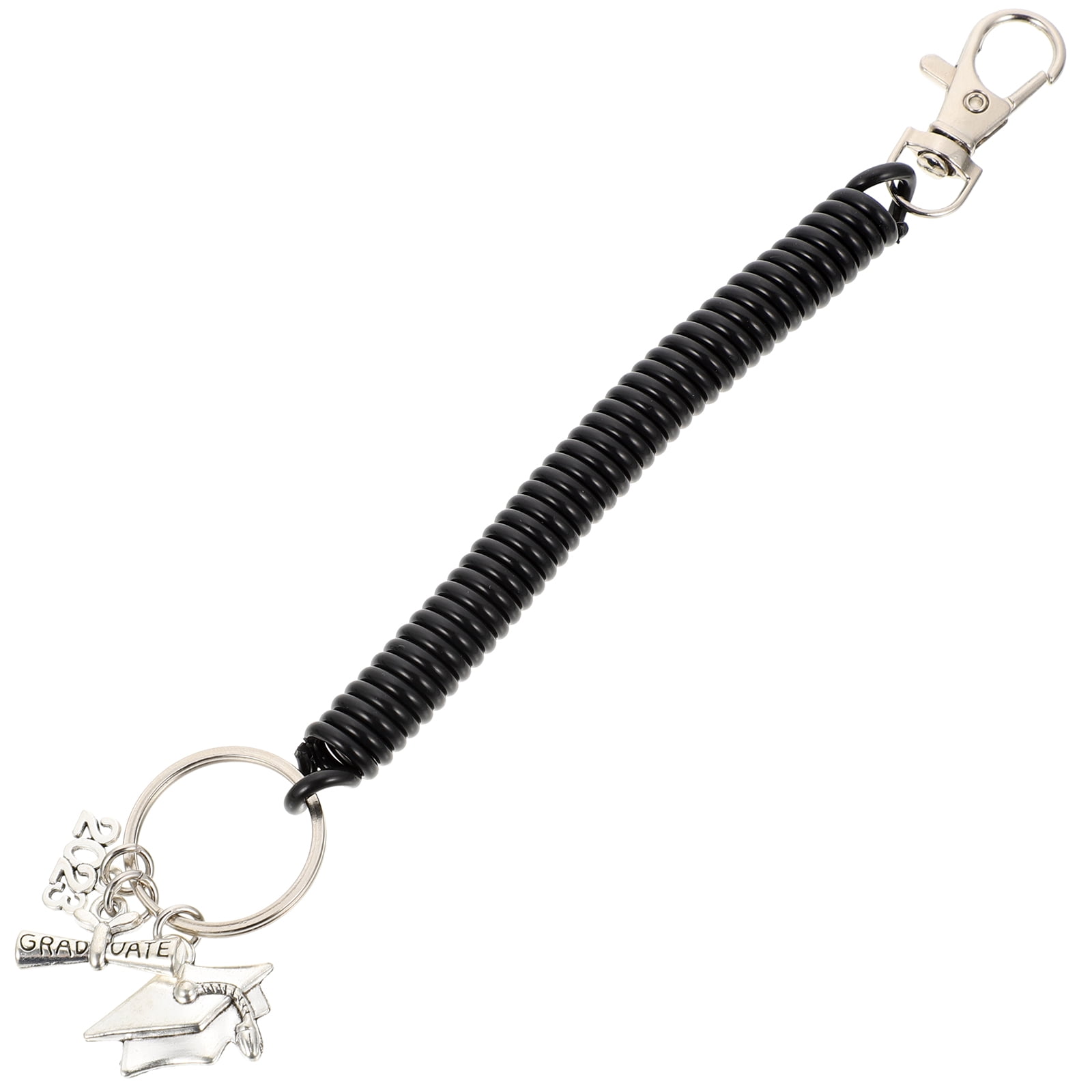 GETAJGHSD 1Pack Meaningful Keychain Spiral Pendant Metal Plastic ...