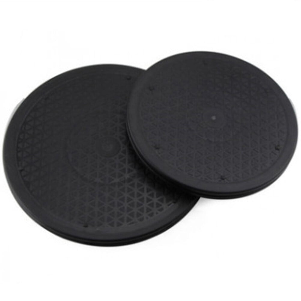 GETAJGHSD 1Pack Rotate Display Stand 11.8x11.8x0.79in Black PVC for ...