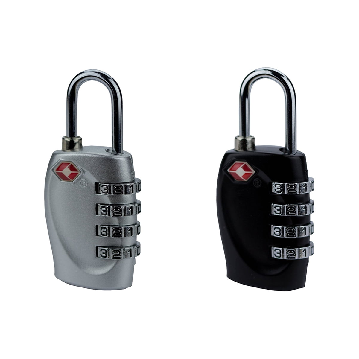 GETAJGHSD Tsa-Approved Locks TSA-330 Padlock Hard Plastic 1Pack Silver ...