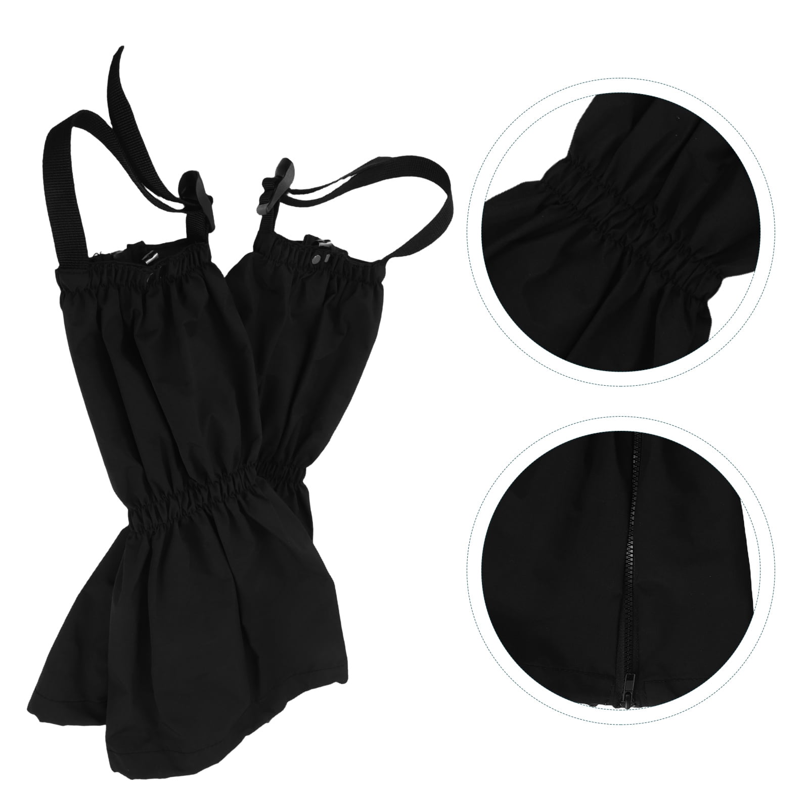 GETAJGHSD 1Pair Multifunctional Black Leg Gaiters for Men Snow and ...