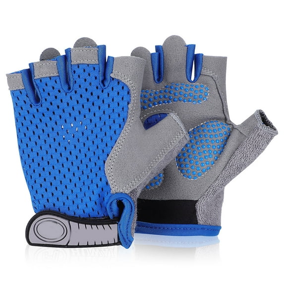 GETAJGHSD 1Pairs Youth Sports Gloves Stylish Half Finger Design ...