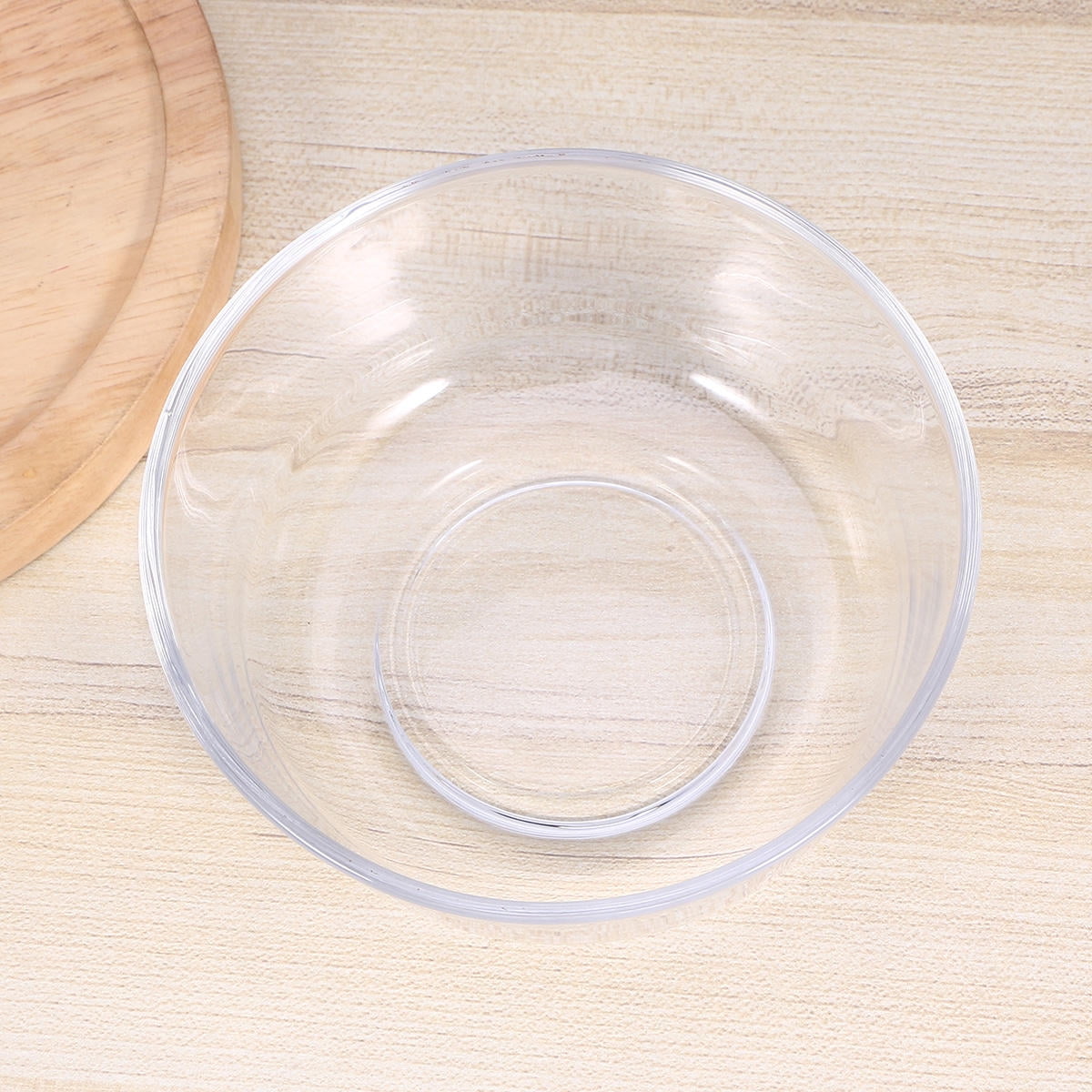 GETAJGHSD Clear Fruit Bowls Salad Bowl Transparent Glass 1PC - Walmart.com