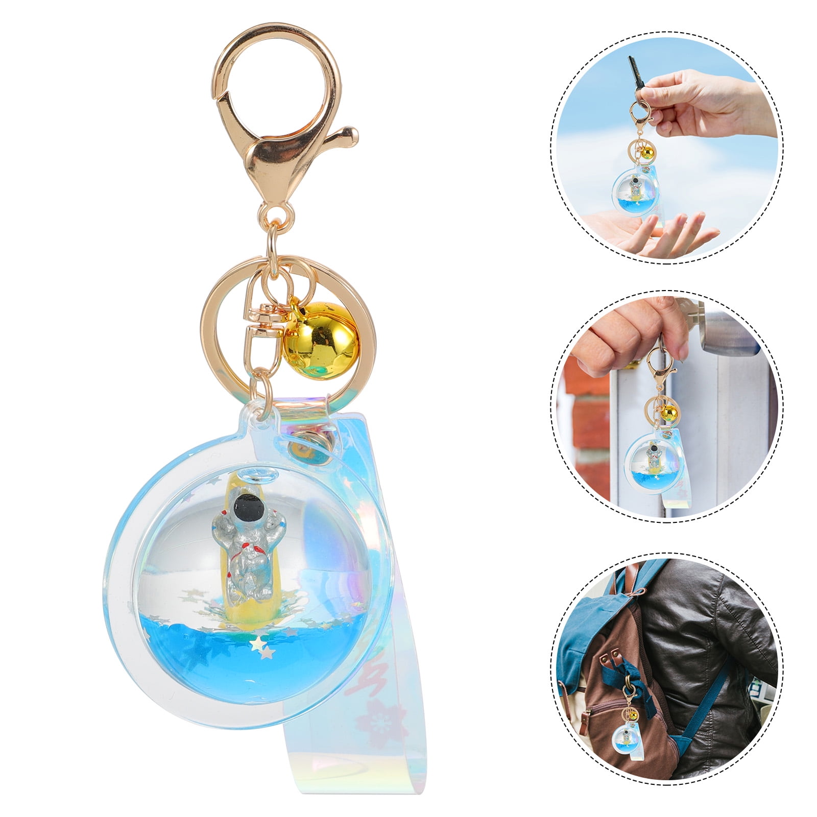 GETAJGHSD 1Pcs Creative Keyring with Acrylic Material in Shape for Men ...