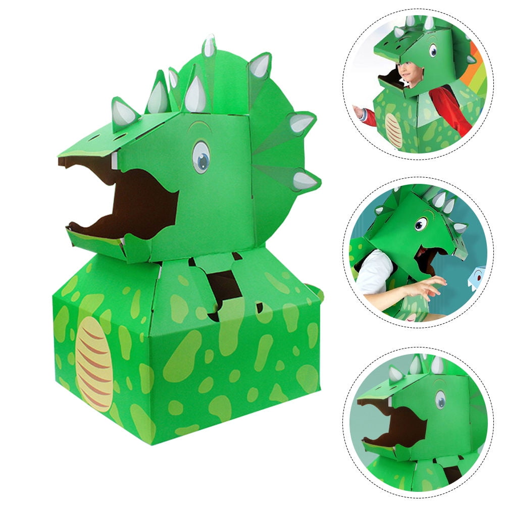 GETAJGHSD 1Set Diy Dinosaur Model Triceratops Shape Educational Toys ...