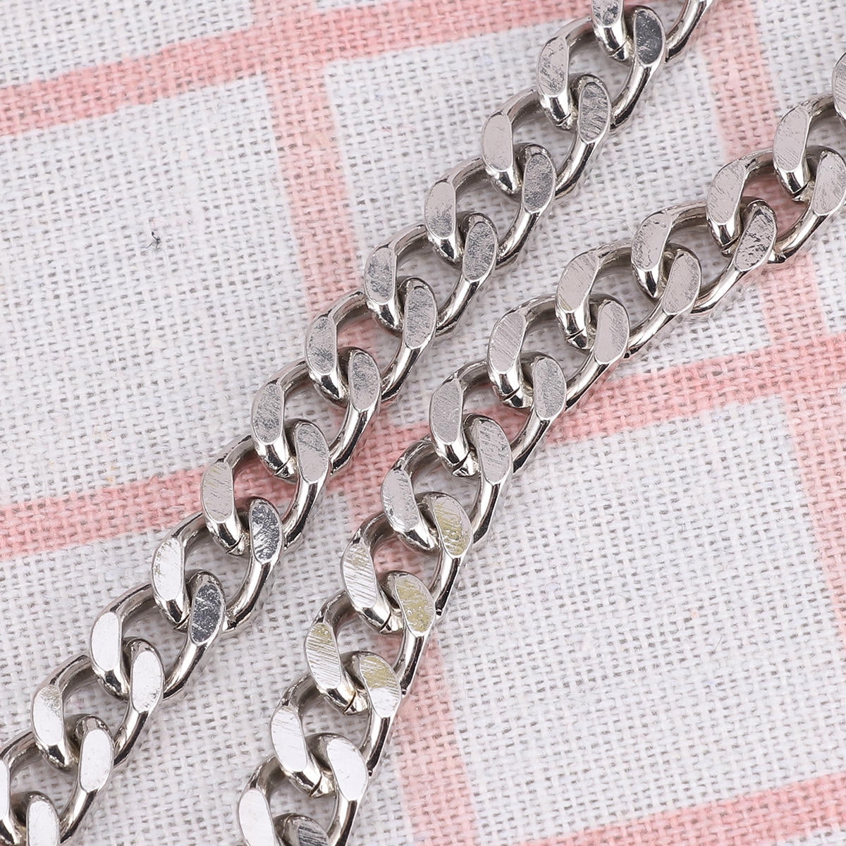 GETAJGHSD 1Set Silver Metal Bag Chain Diy Accessory Removable Strap ...