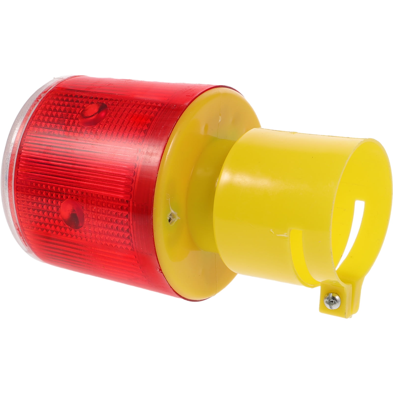 GETAJGHSD 1Set Solar Strobe Light Red Round Shape For Road Construction ...