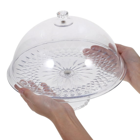 GETAJGHSD 1Set Transparent Cake Storage Holder with Handle for Heat ...