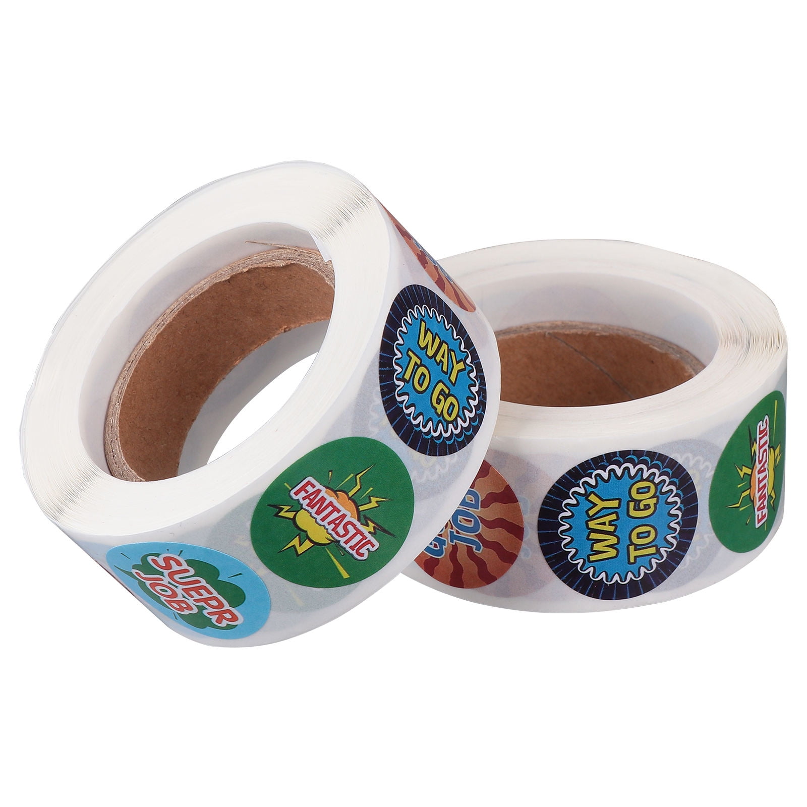 GETAJGHSD 2 Rolls 500 Per Roll Motivational Reward School Stickers ...
