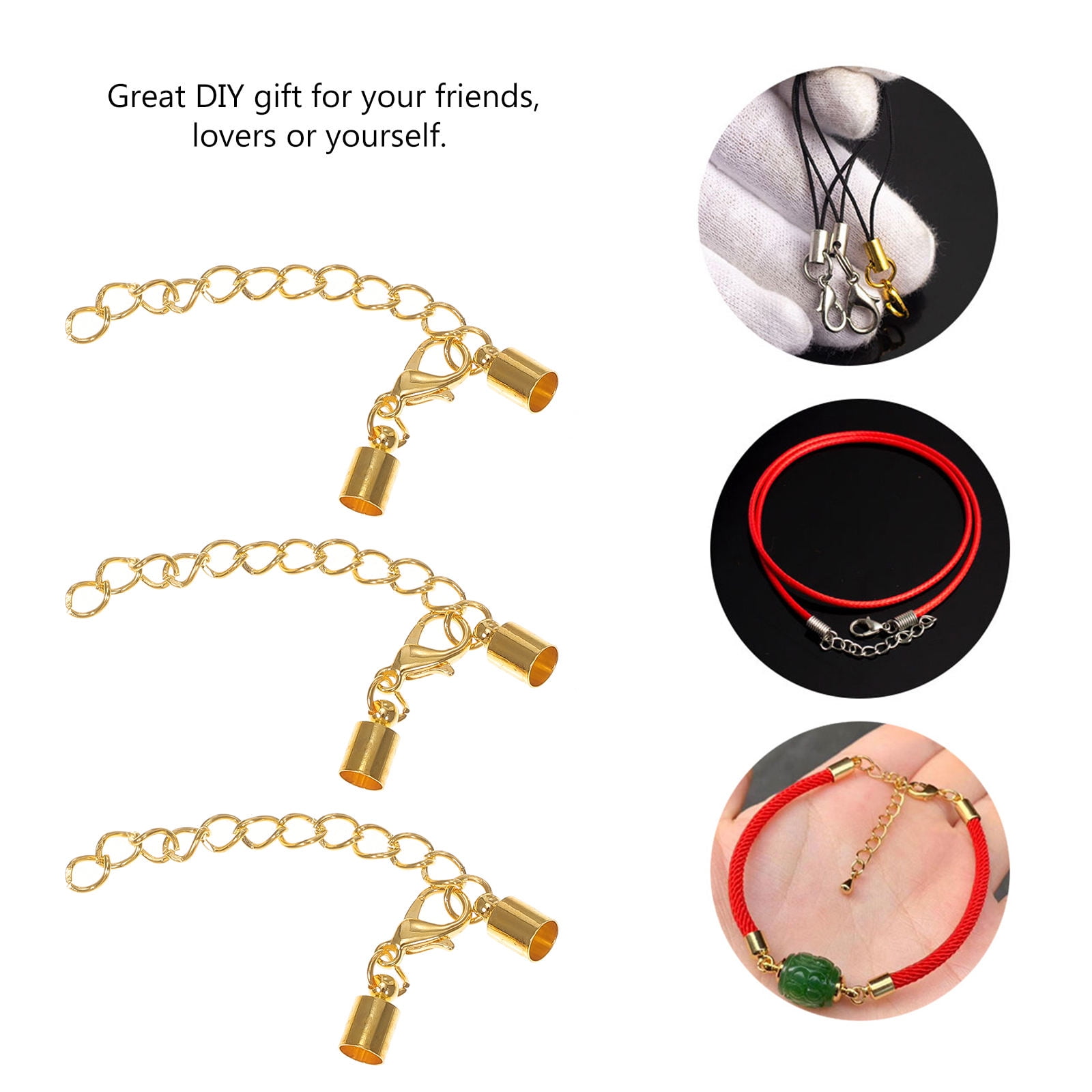 GETAJGHSD 20Pcs Metal Lobster Clasp for Diy Crafts and Jewelry Making ...