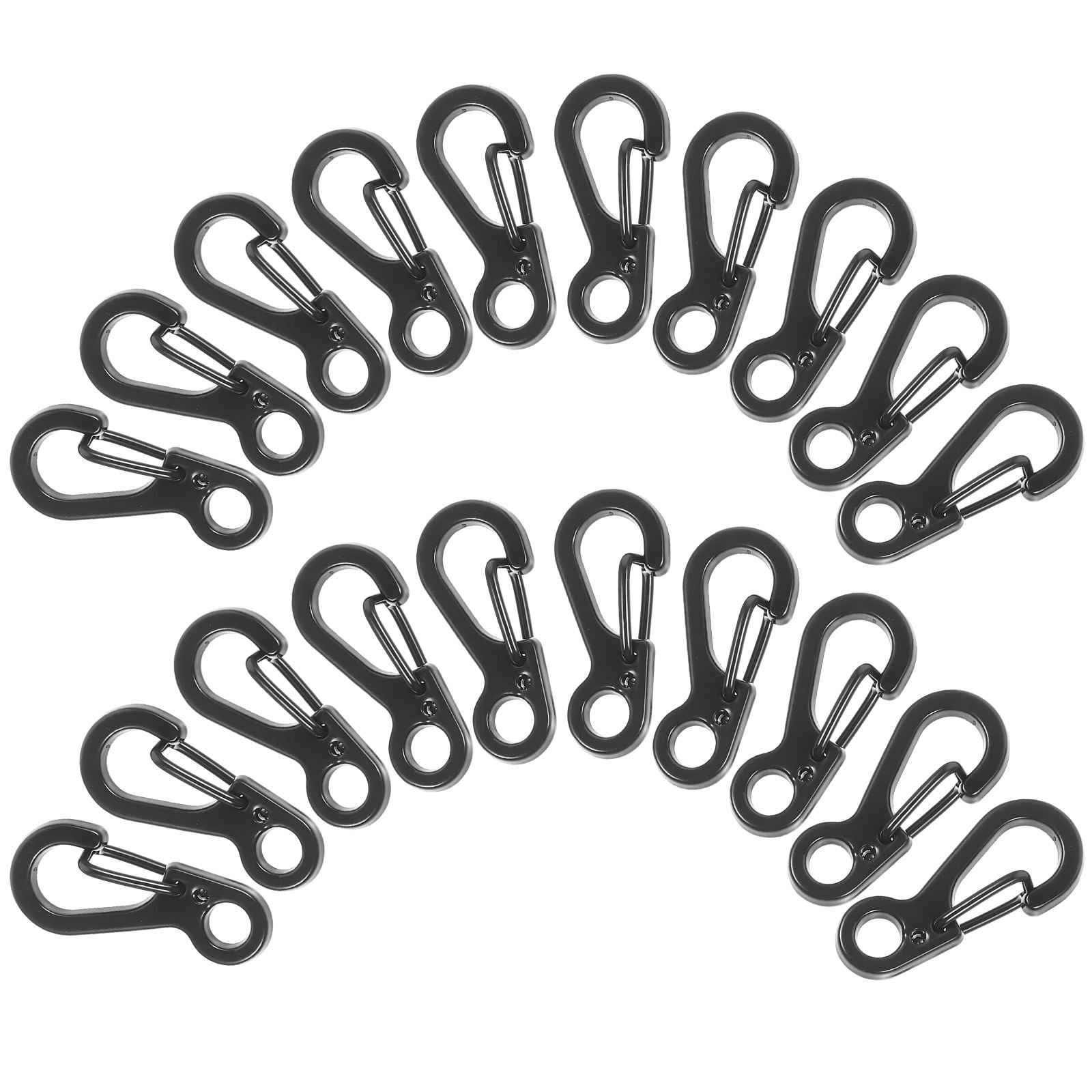 GETAJGHSD 20Set Small Clamps Mini Carabiner with Rust Resistance for ...