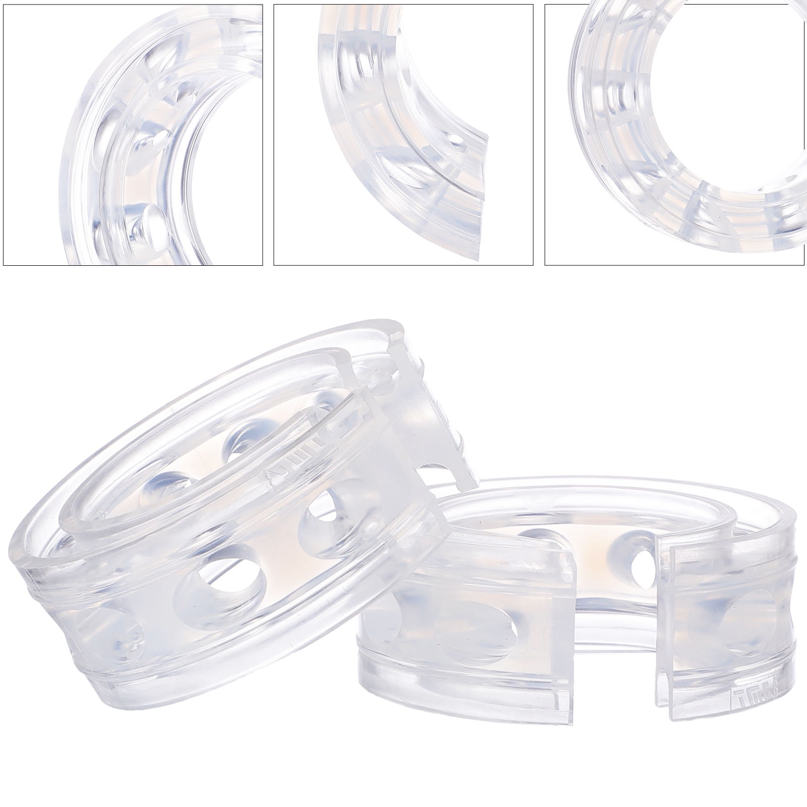 GETAJGHSD 2Pcs Car Bumper Rubber Dampers Shock Absorption Driving ...