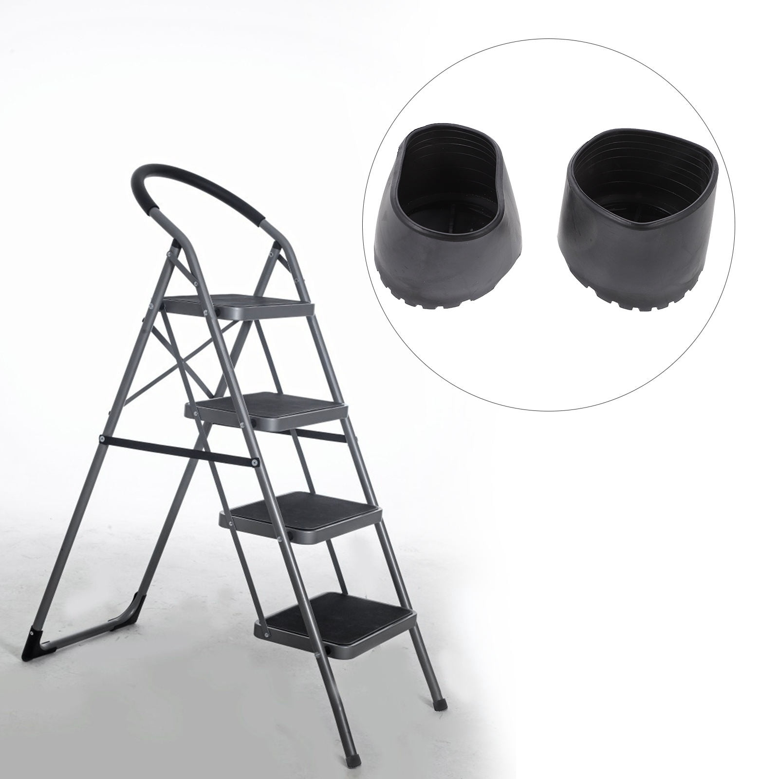 GETAJGHSD PVC Ladder Feet Protector Anti-Skid Durable for Ladders 2Pcs ...