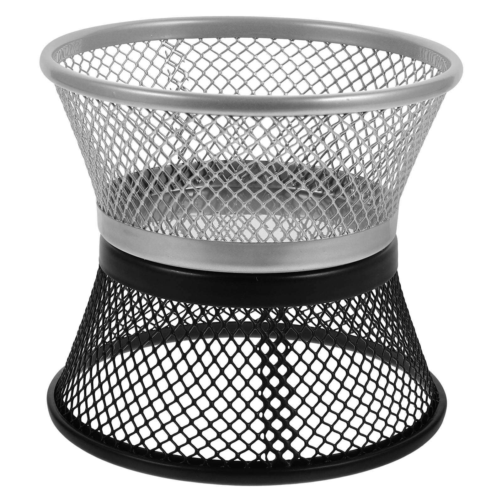 GETAJGHSD 2Pcs Office Paper Clip Mesh Dispensers Metal Containers ...