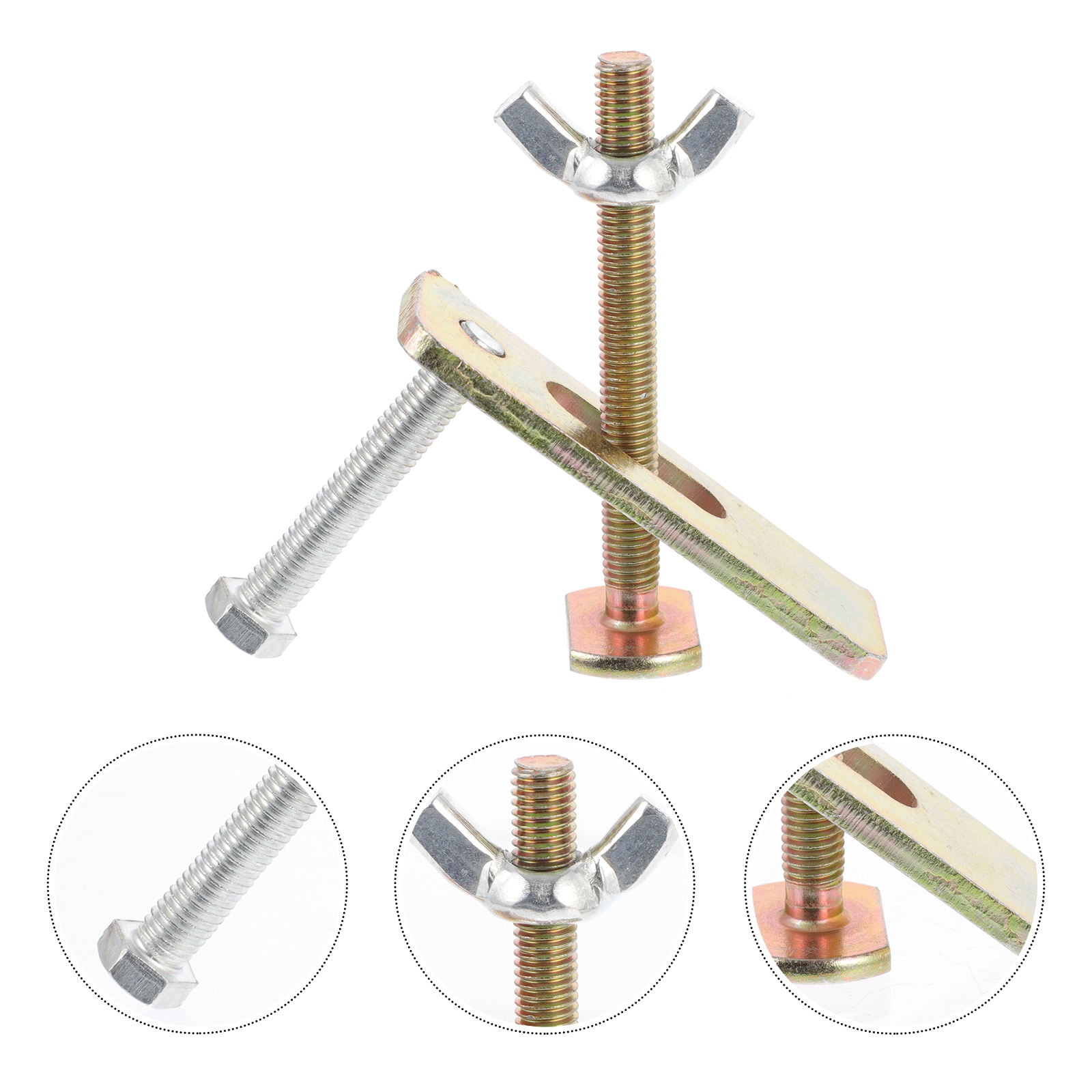GETAJGHSD 2Sets Panel Clamps Steel Bow Down Clamp Set Diy Projects ...