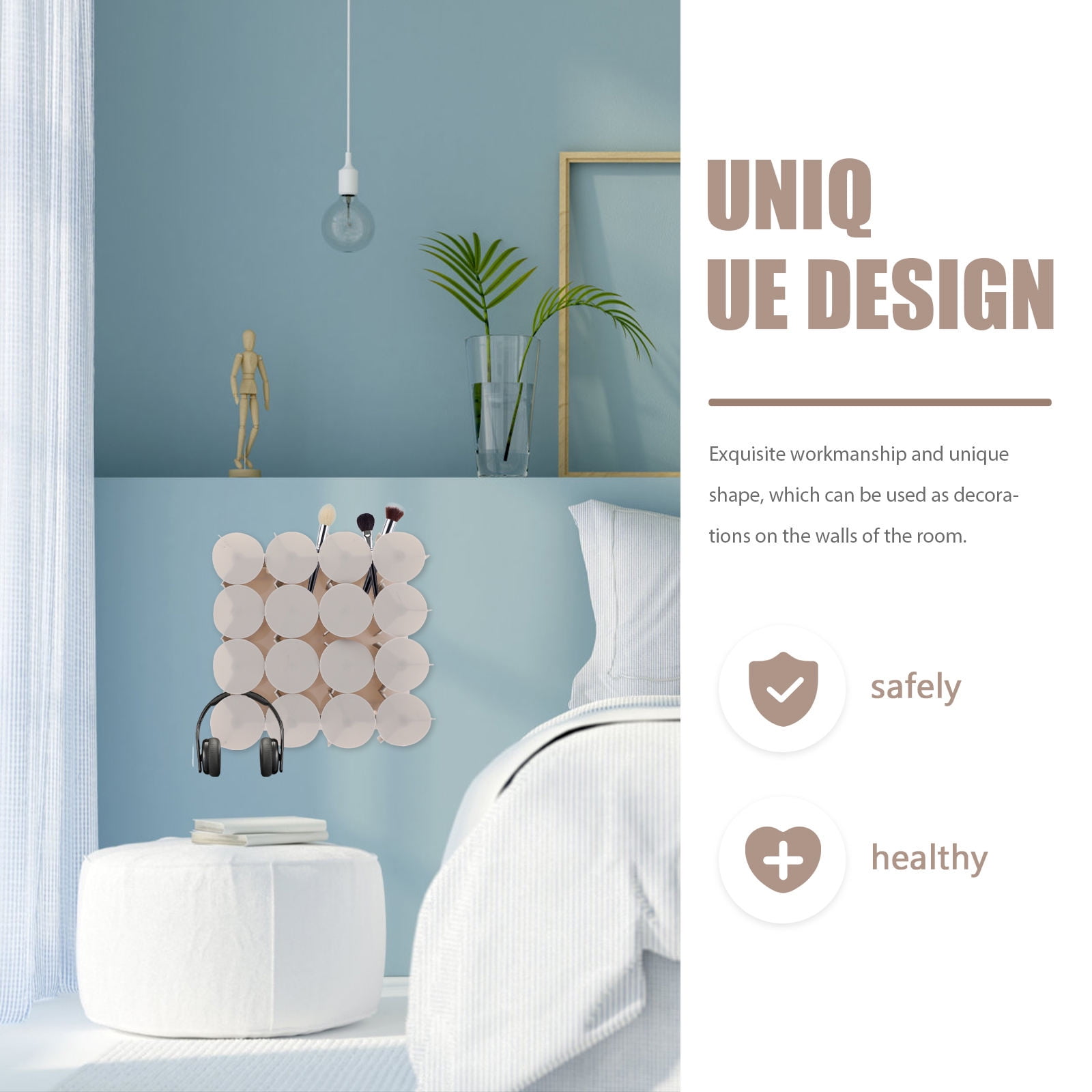 GETAJGHSD 32Set Non Punch Storage Racks with Creative Design for ...