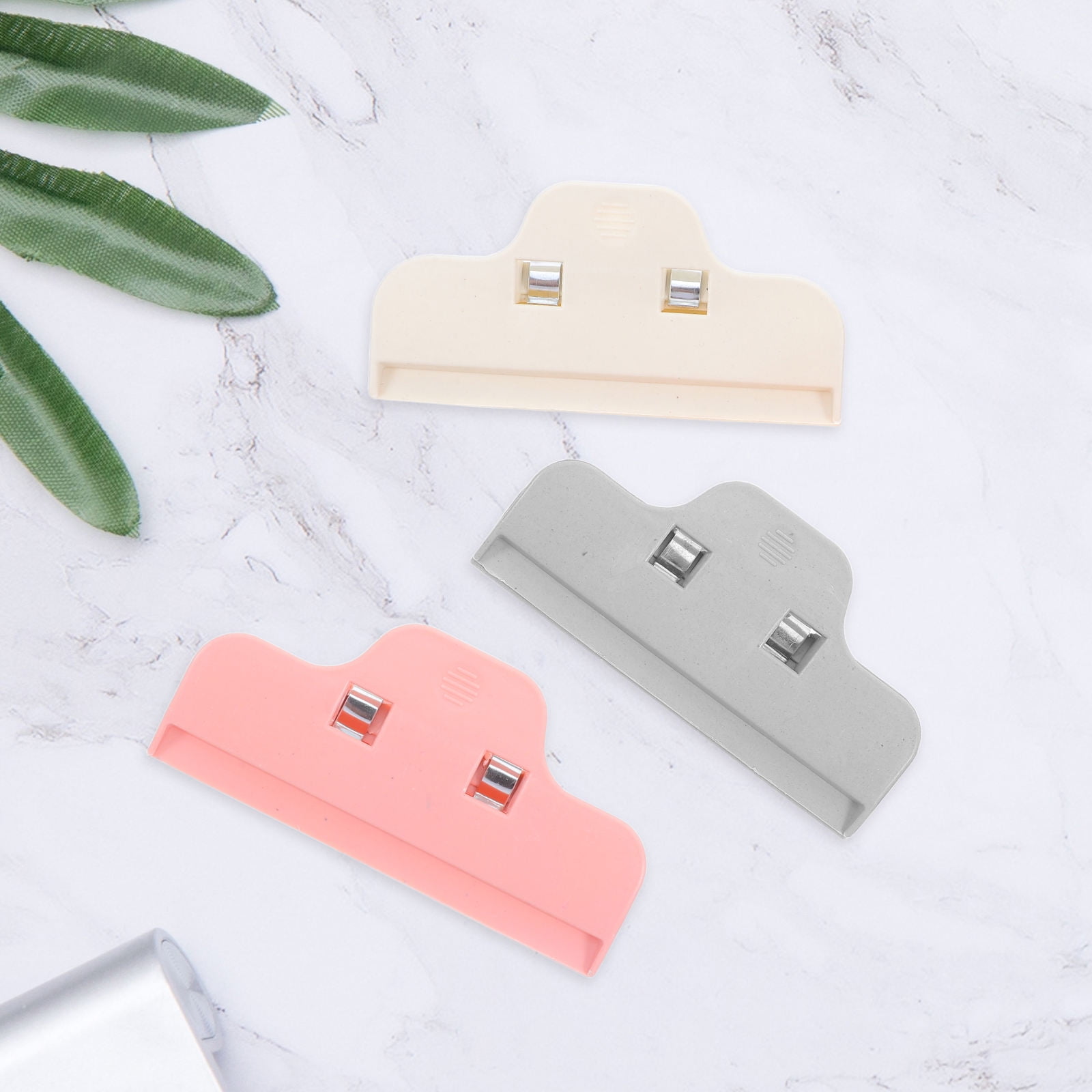 GETAJGHSD 3Pcs Plastic Paper Clips Assorted Color for Fixing Drawing ...