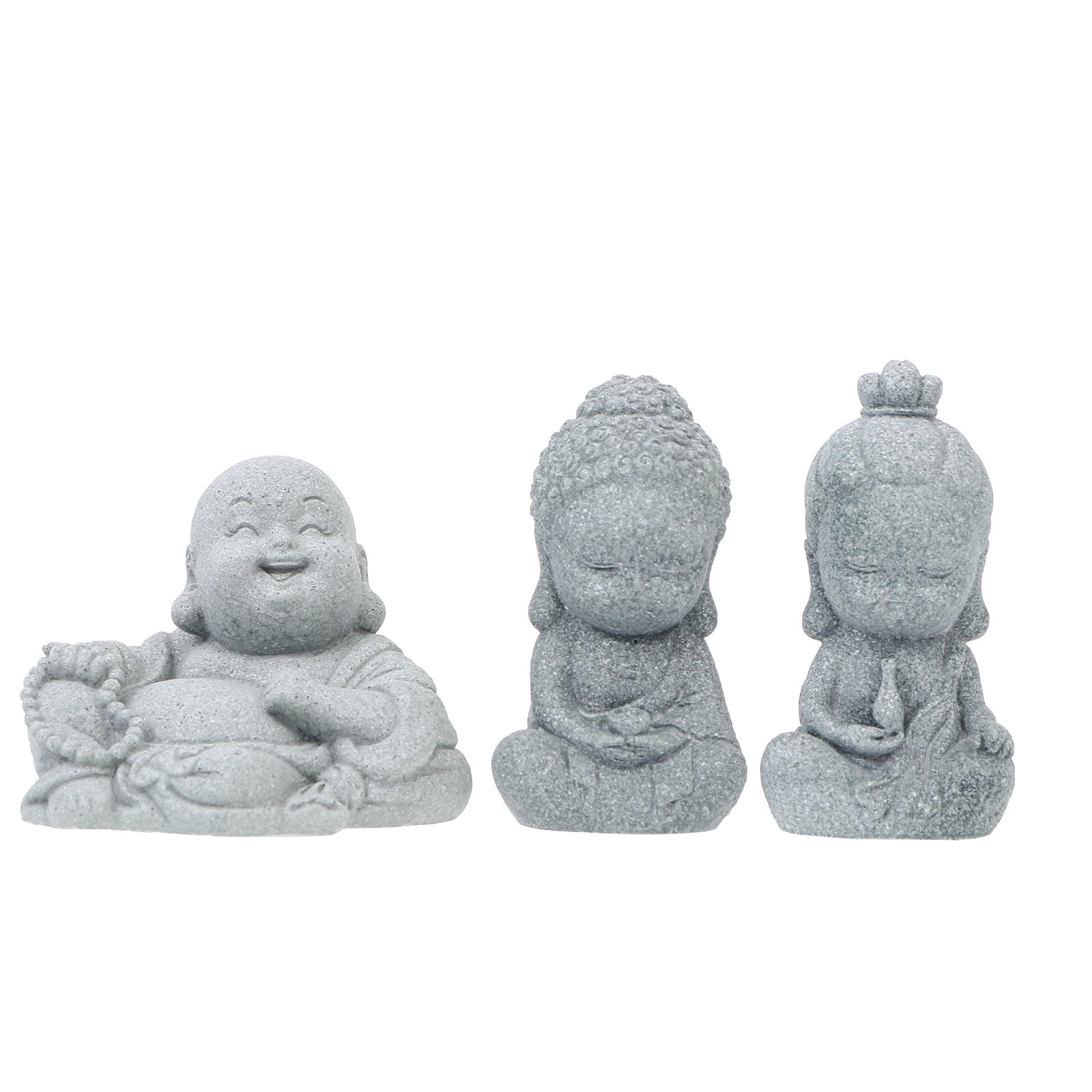 GETAJGHSD 3Pcs Yoga Pose Statue Figurine Shape Sandstone Decor Light ...