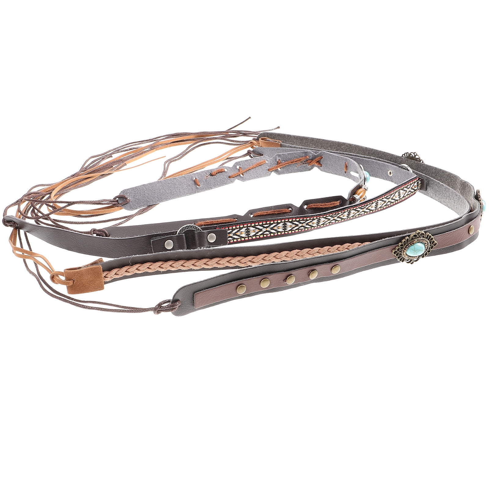 GETAJGHSD 4 Pcs Fashion Headband Assorted Color Polyester for Daily Use ...