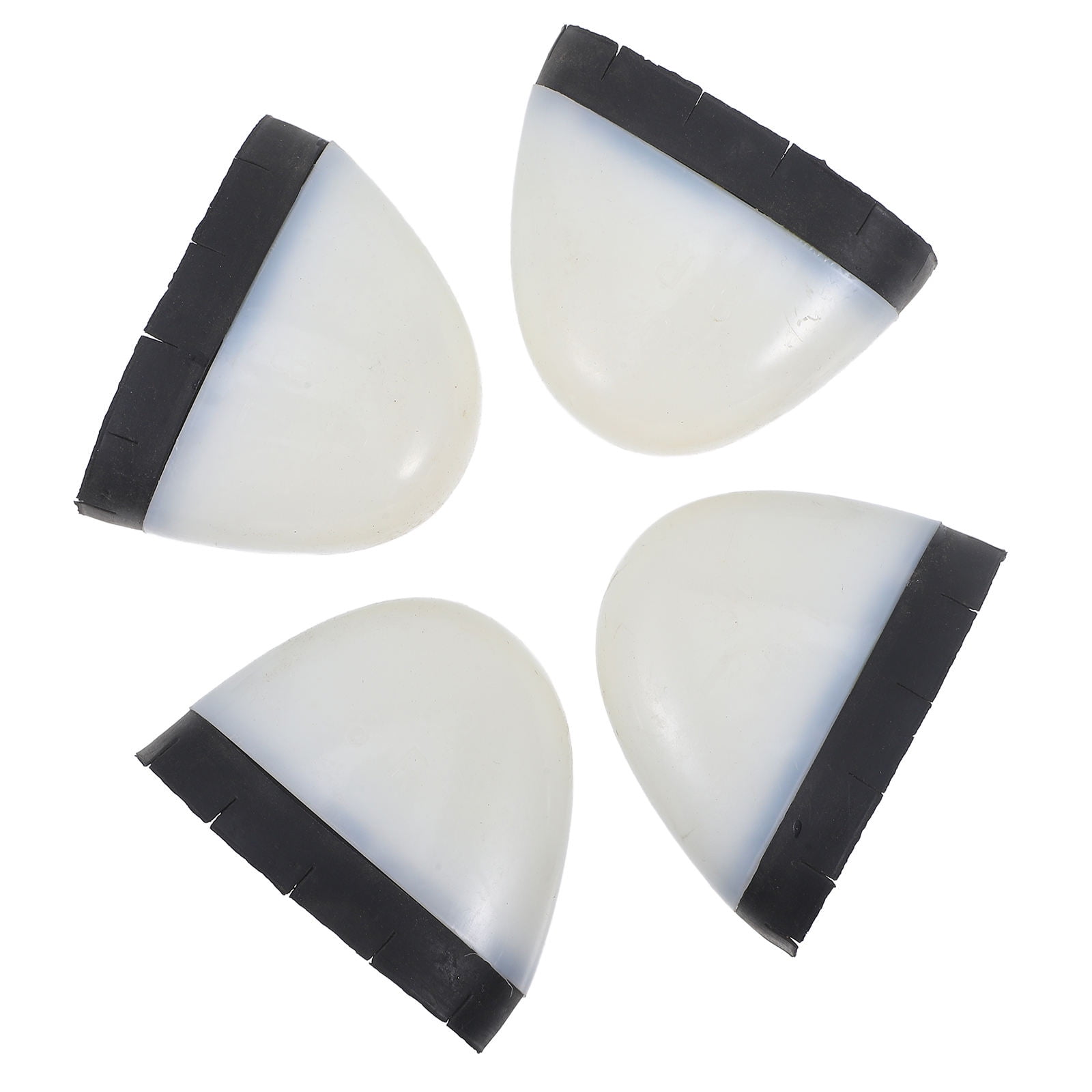 GETAJGHSD 4Pcs Round White Plastic Toe Caps for Work Shoes Crush ...