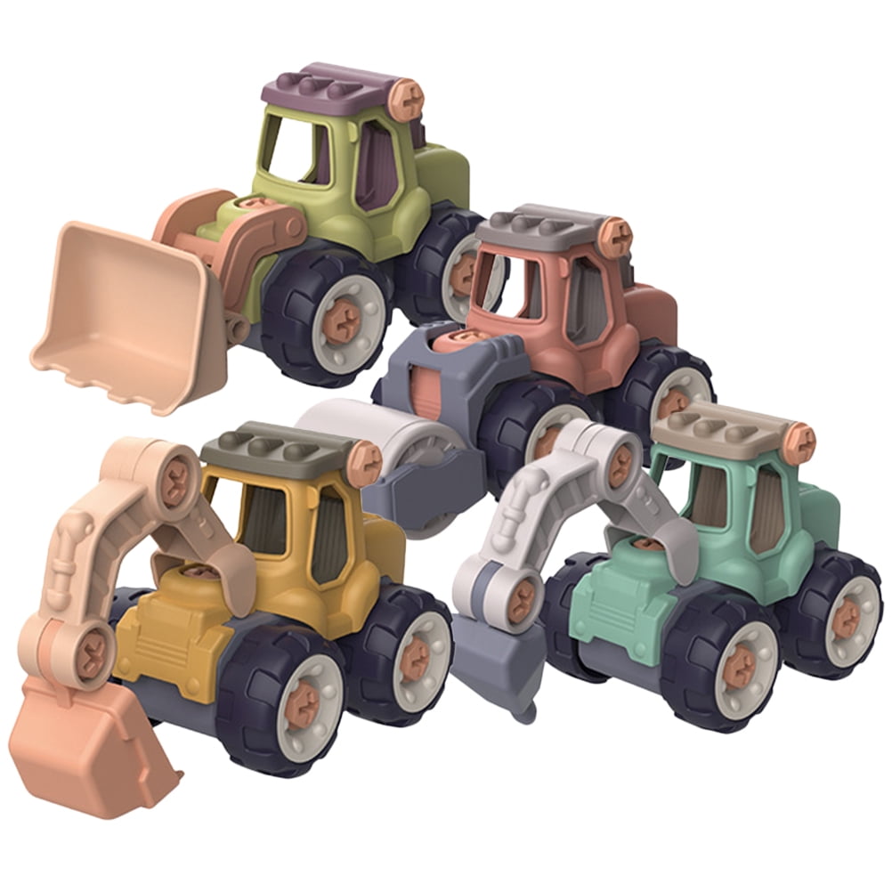 GETAJGHSD 4Set Construction Toy Set Assorted Color Plastic Cars for ...