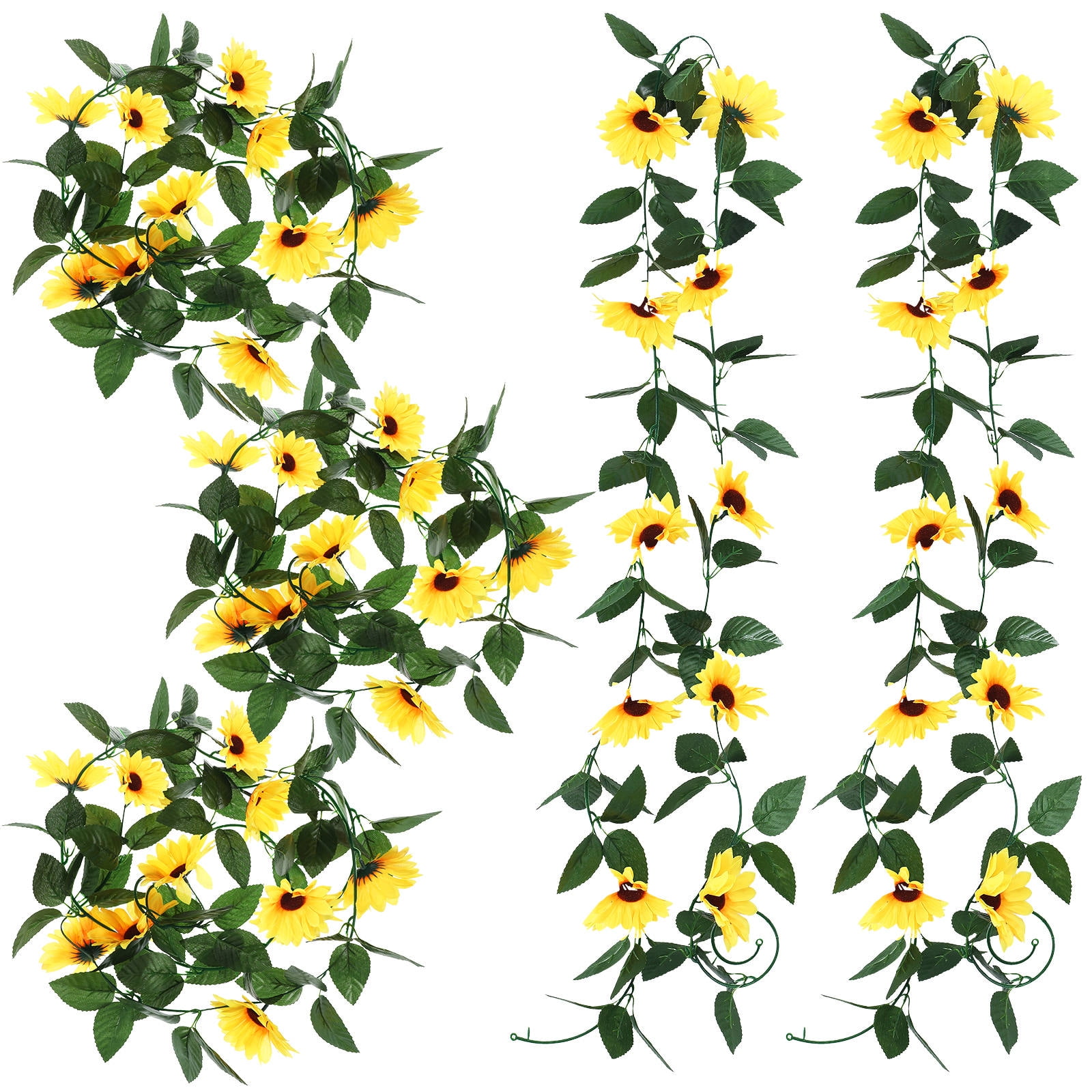 GETAJGHSD 5 Pcs Artificial Flowers For Decoration Yellow Plastic ...