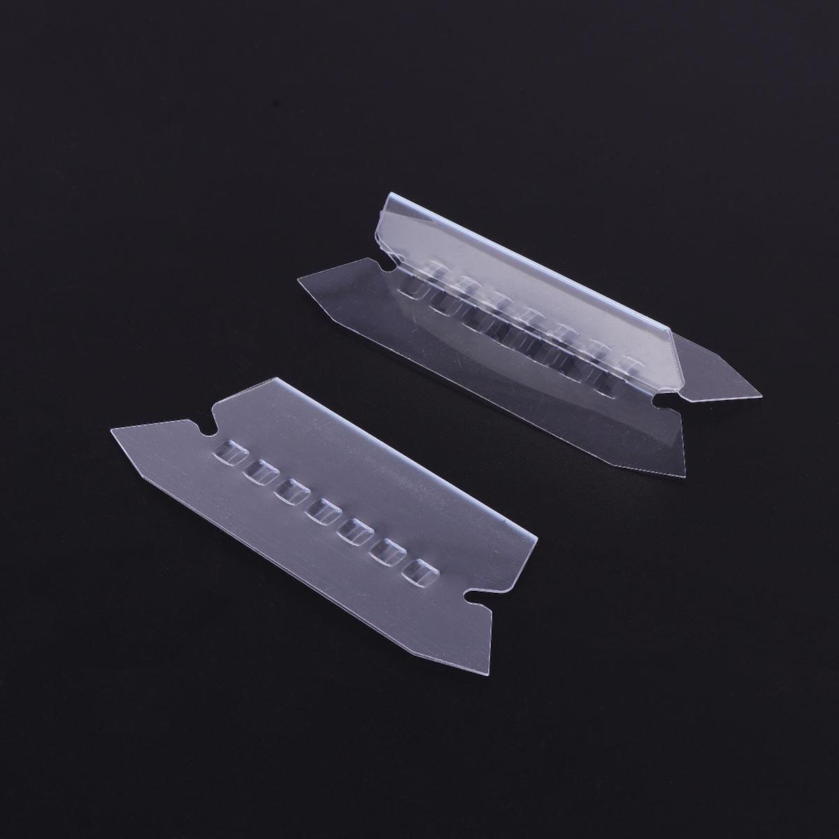 GETAJGHSD 50Pack File Index Label Clear Hanging Folder Tabs PVC ...