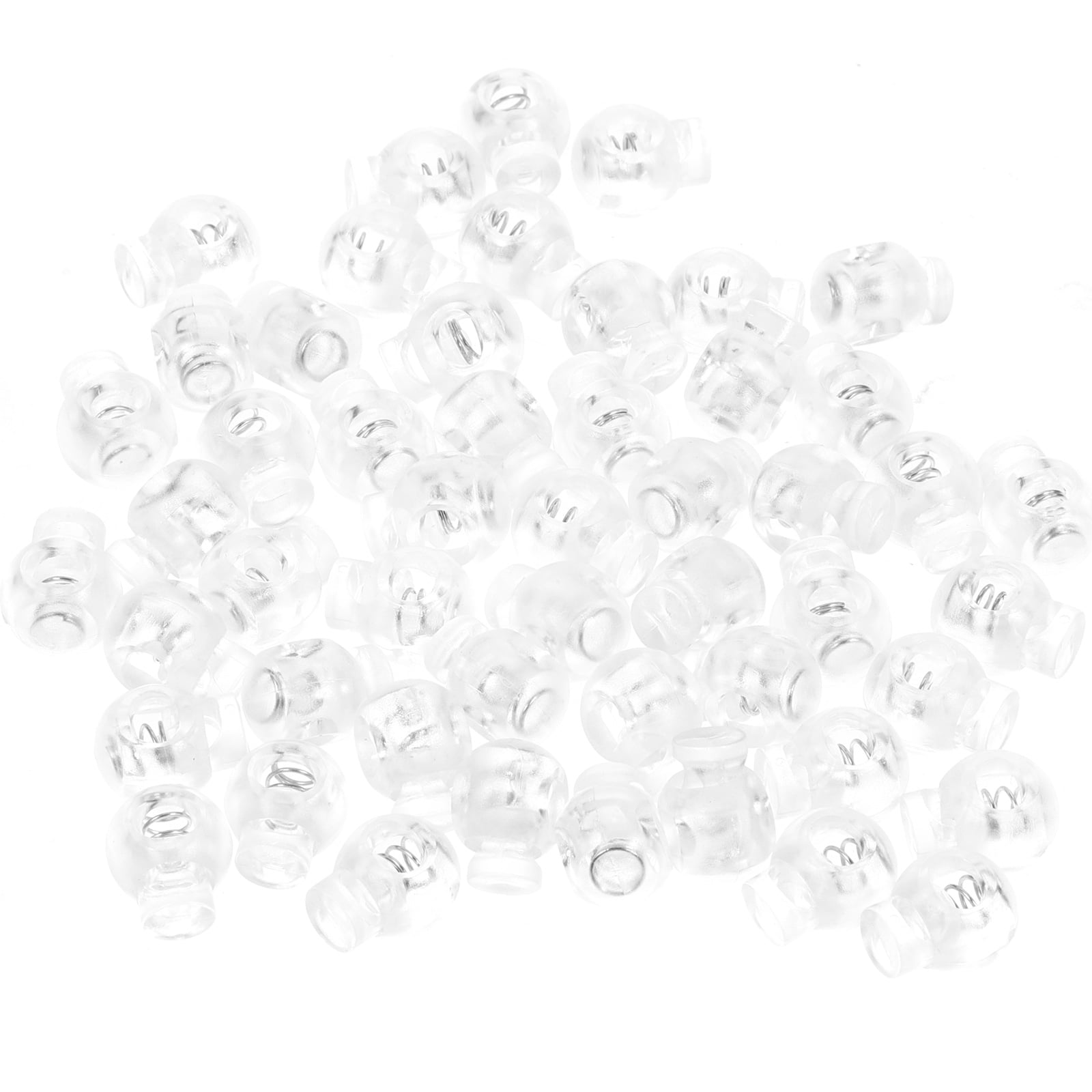 GETAJGHSD 50Pcs Plastic Cord Lock Spring Stopper Adjustable Toggle ...