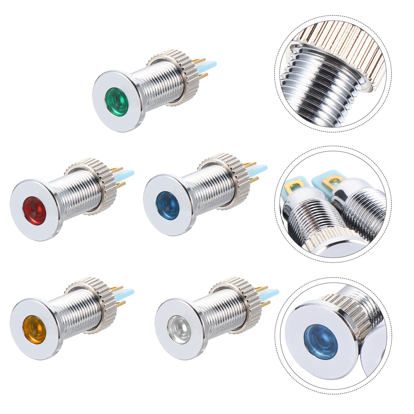 GETAJGHSD 5Pcs Green Indicator Light for Car Automotive Indicator ...