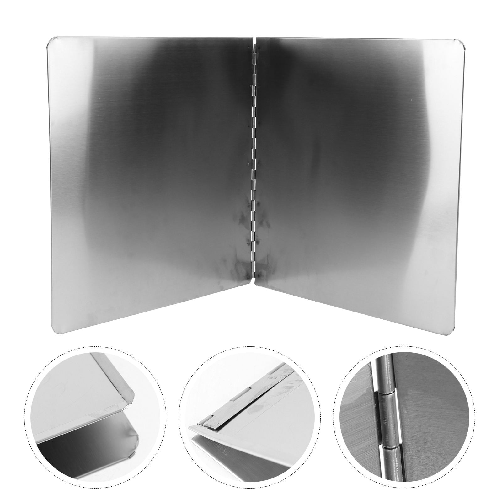 GETAJGHSD Silver Stainless Steel Grease Splatter Shield for Kitchen ...