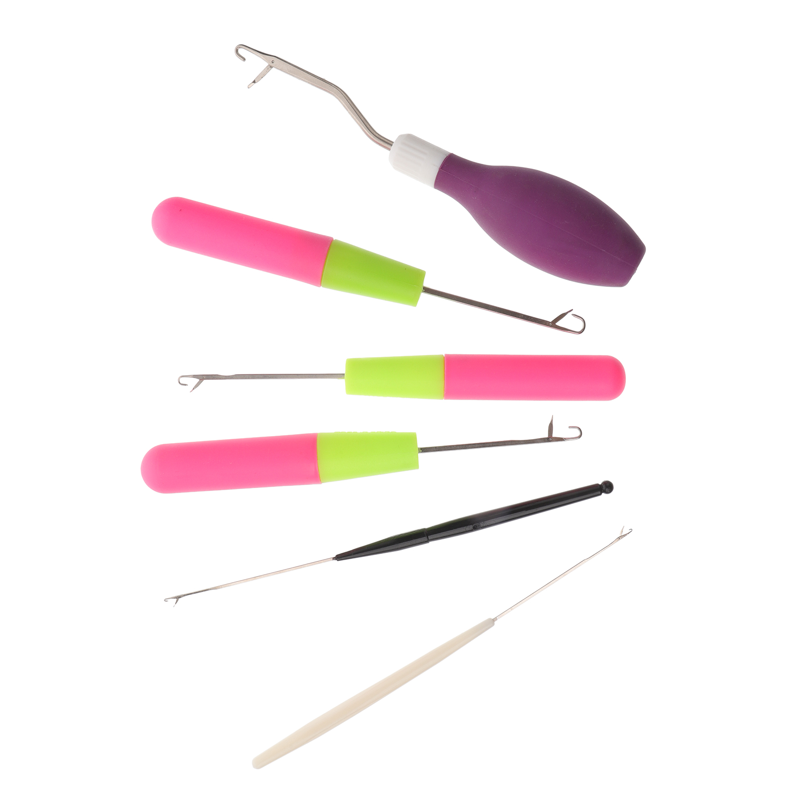GETAJGHSD 6Pcs Assorted Color Dreadlock Crochet Needles for Creative ...